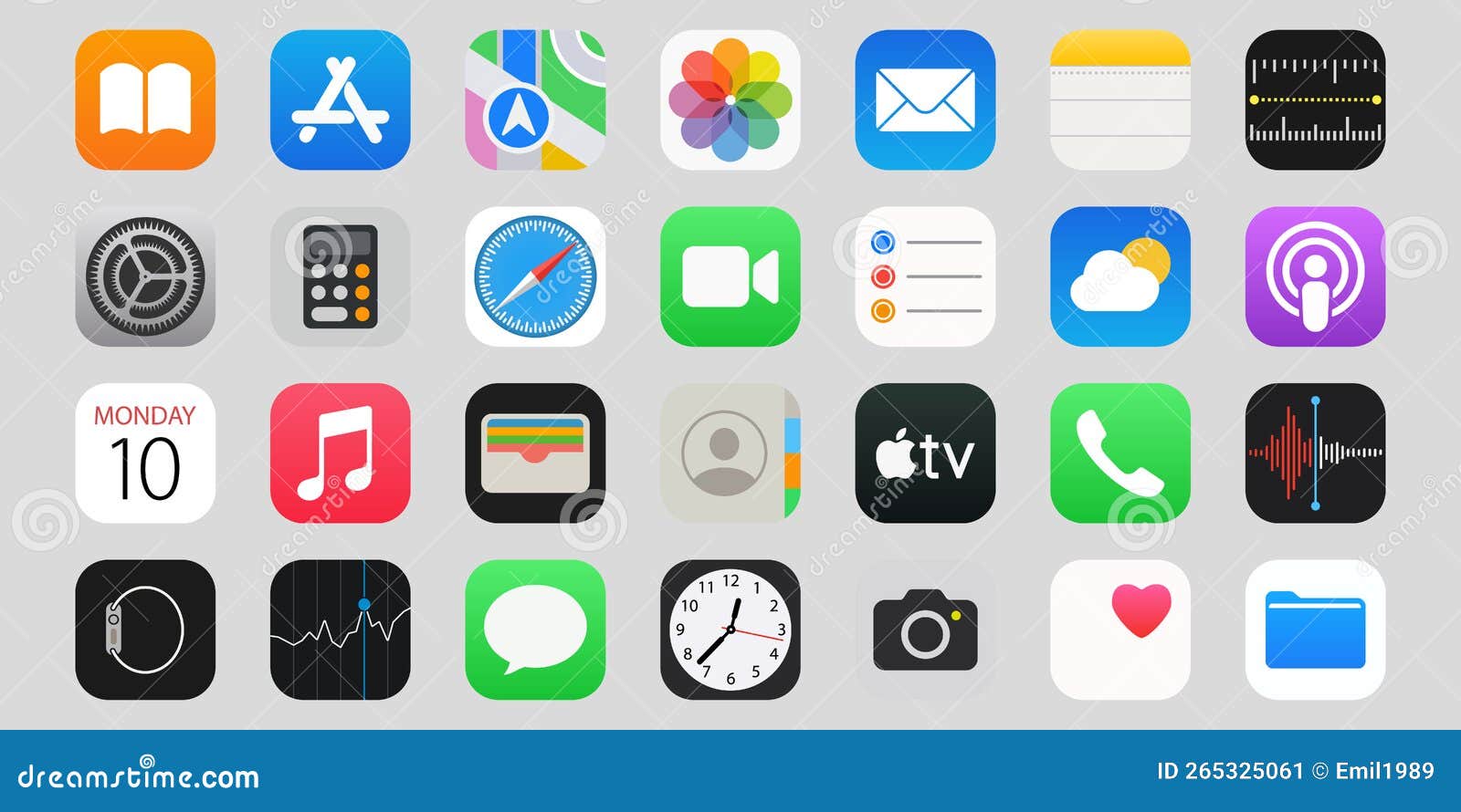 Vinnitsa, Ukraine - December 19, 2022: Apple IOS Interface Programs ...