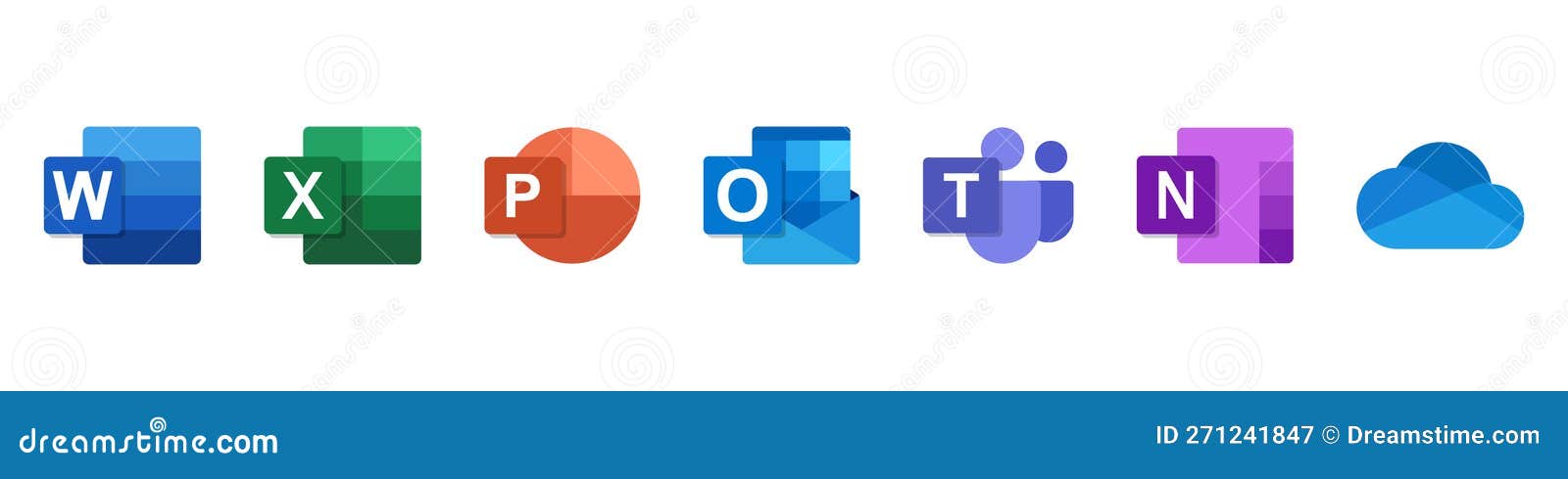 Vinnitsa, Ukraine - January 12, 2023: Microsoft Office Programs Logo ...