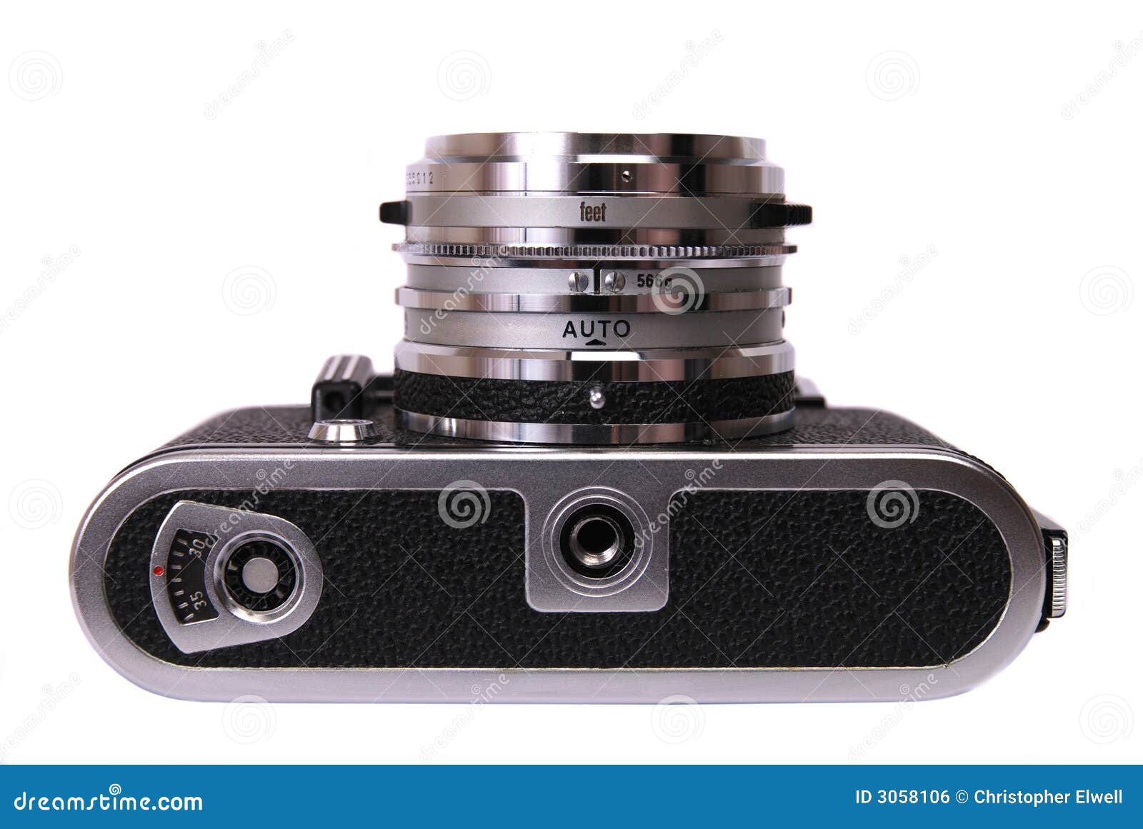 Vintage 35mm camera stock photo. Image of isolated, camera - 3058106