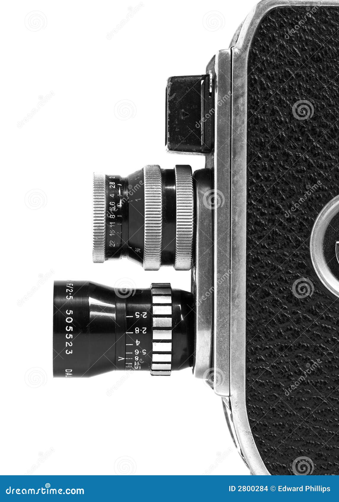 Vintage 8mm Movie Camera stock photo. Image of optical - 2800284