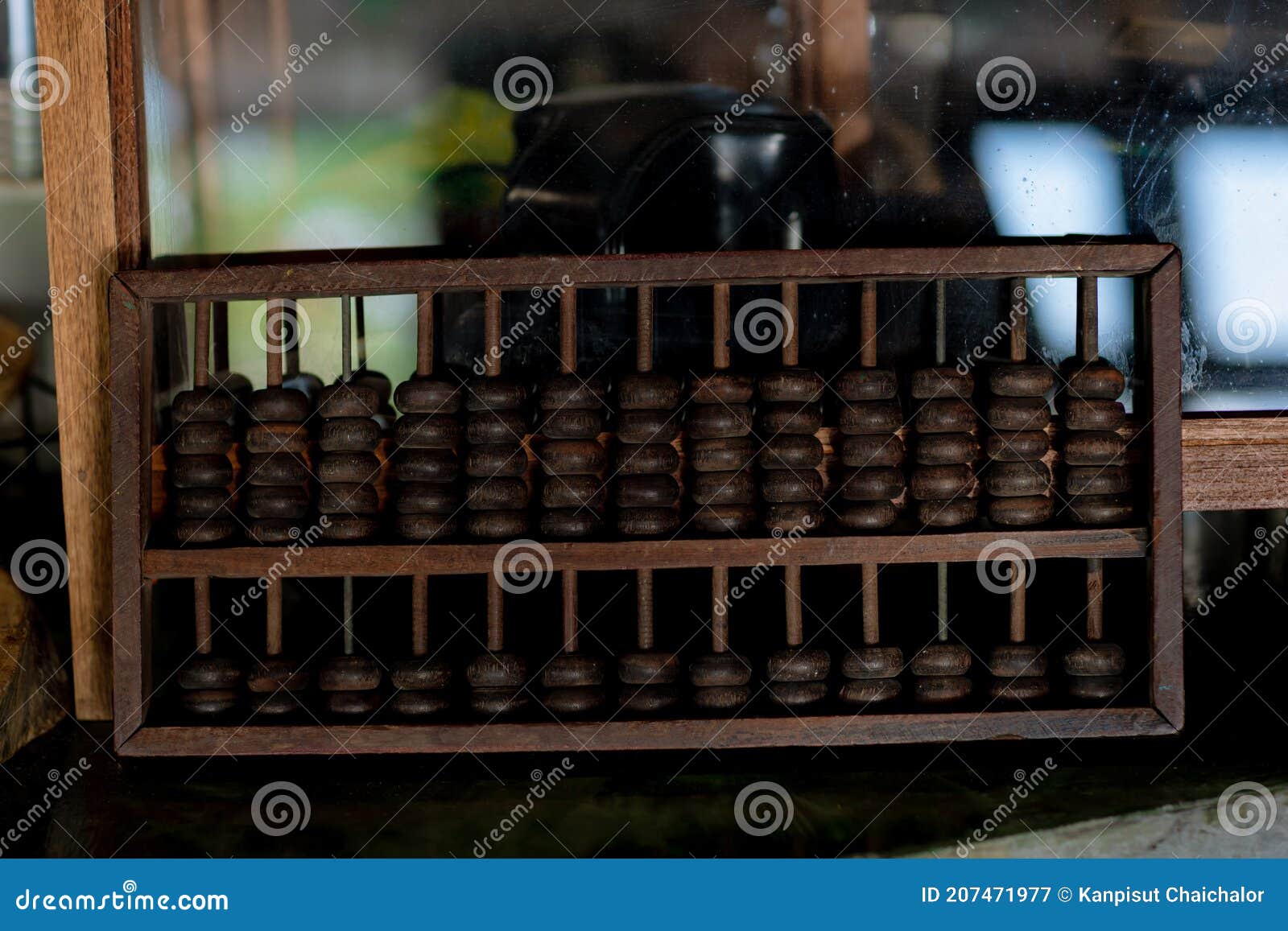Vintage Abacus. Wood High Quality Ancient Abacus. Vintage Abacus on ...