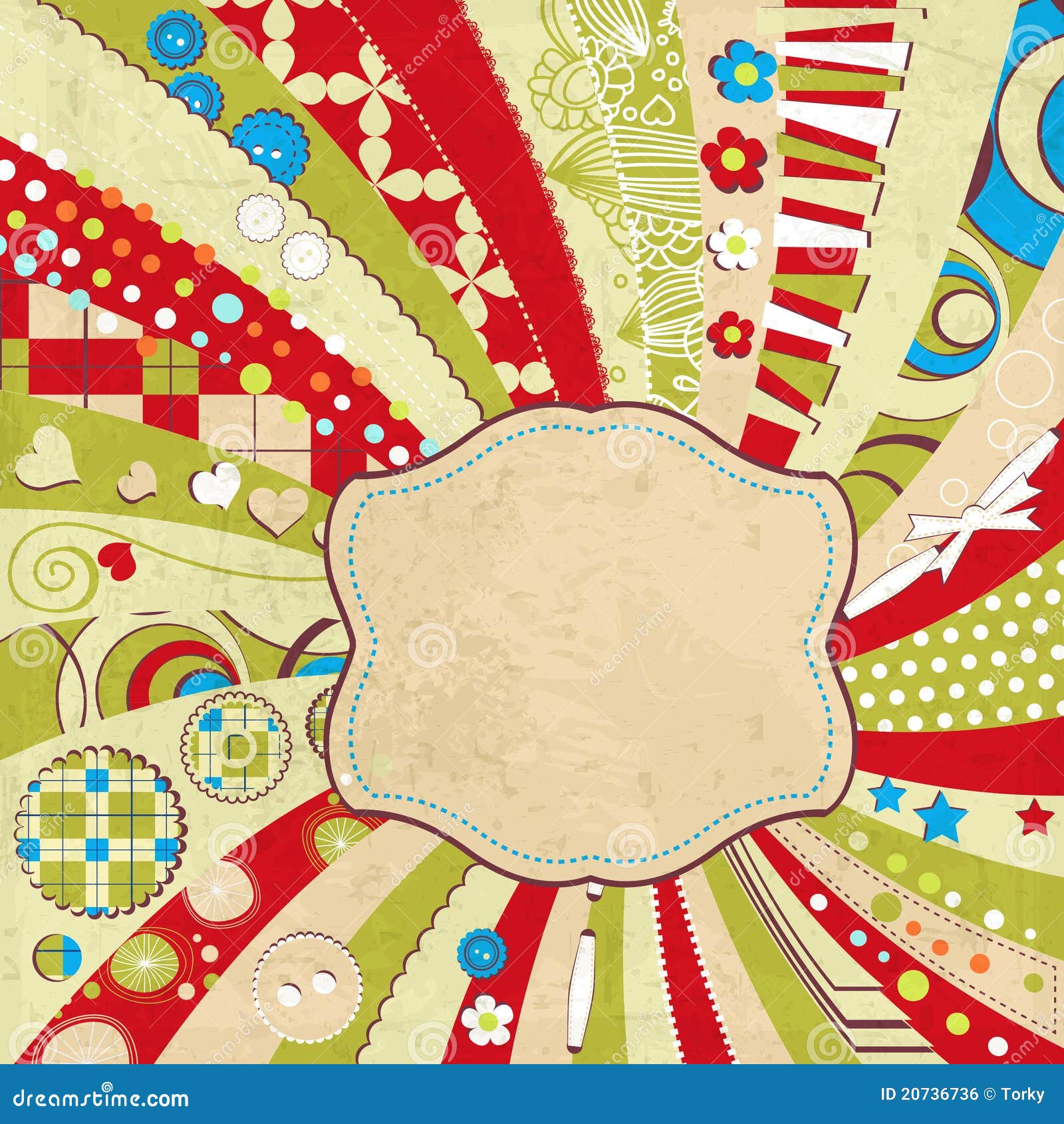 Vintage Abstract Background Stock Vector - Illustration of decor, paper ...