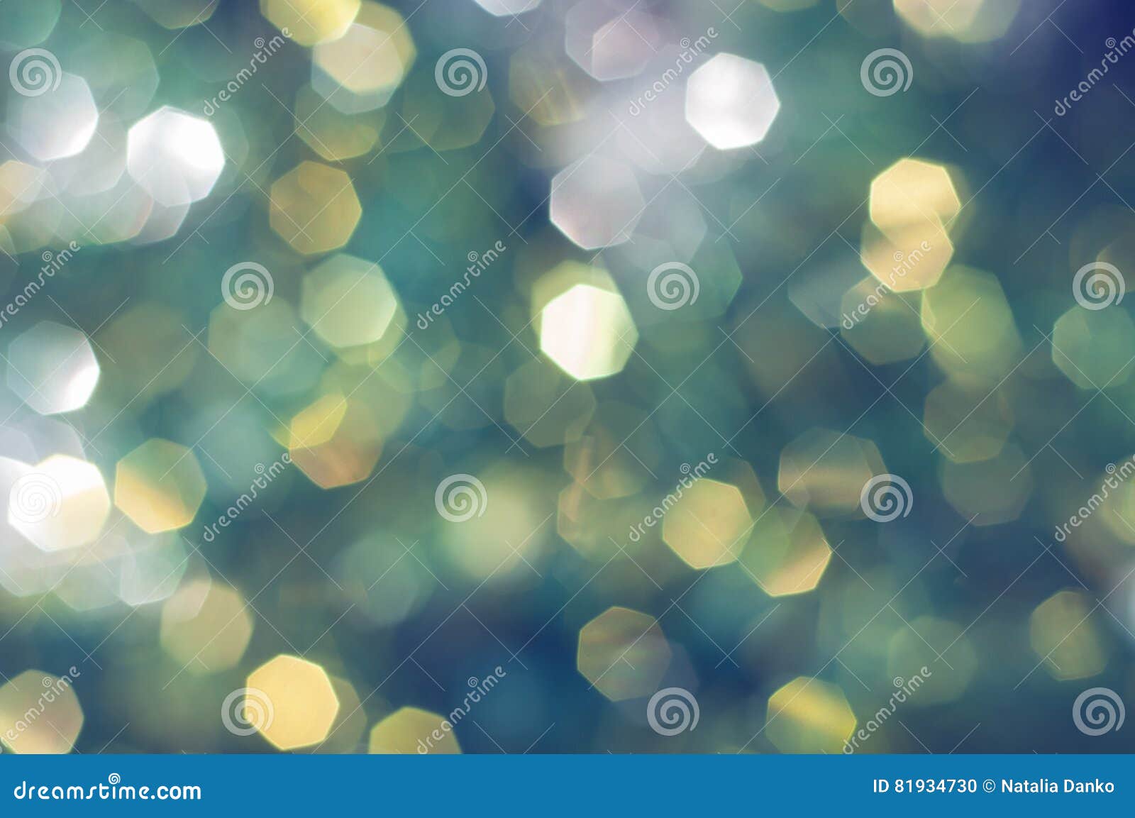 Vintage Abstract Background with a Large Multi-colored Bokeh Stock ...