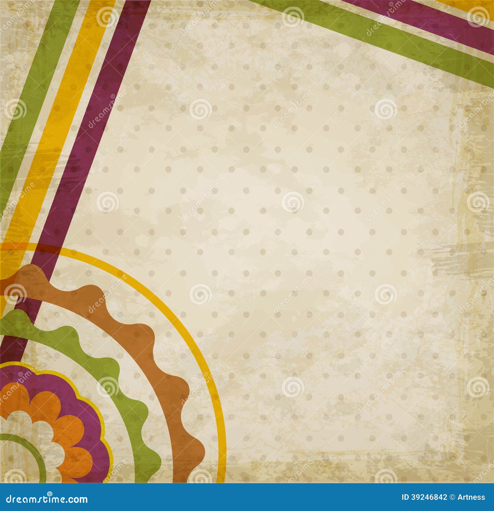 Vintage Abstract Background Stock Vector - Illustration of design ...