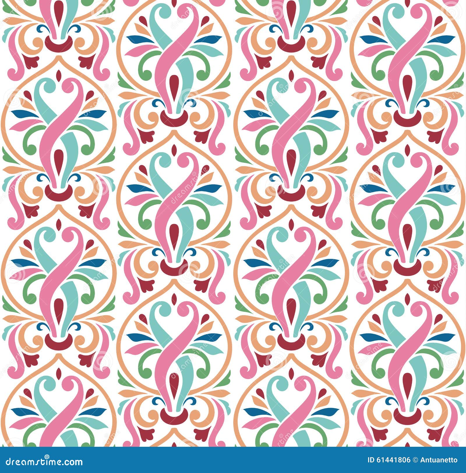 Vintage Abstract Seamless Pattern Stock Vector - Illustration of beige ...