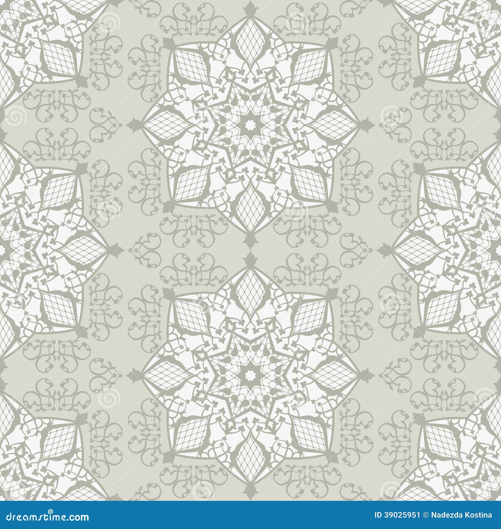 Vintage Abstract Vector Seamless Pattern Stock Vector - Illustration of ...