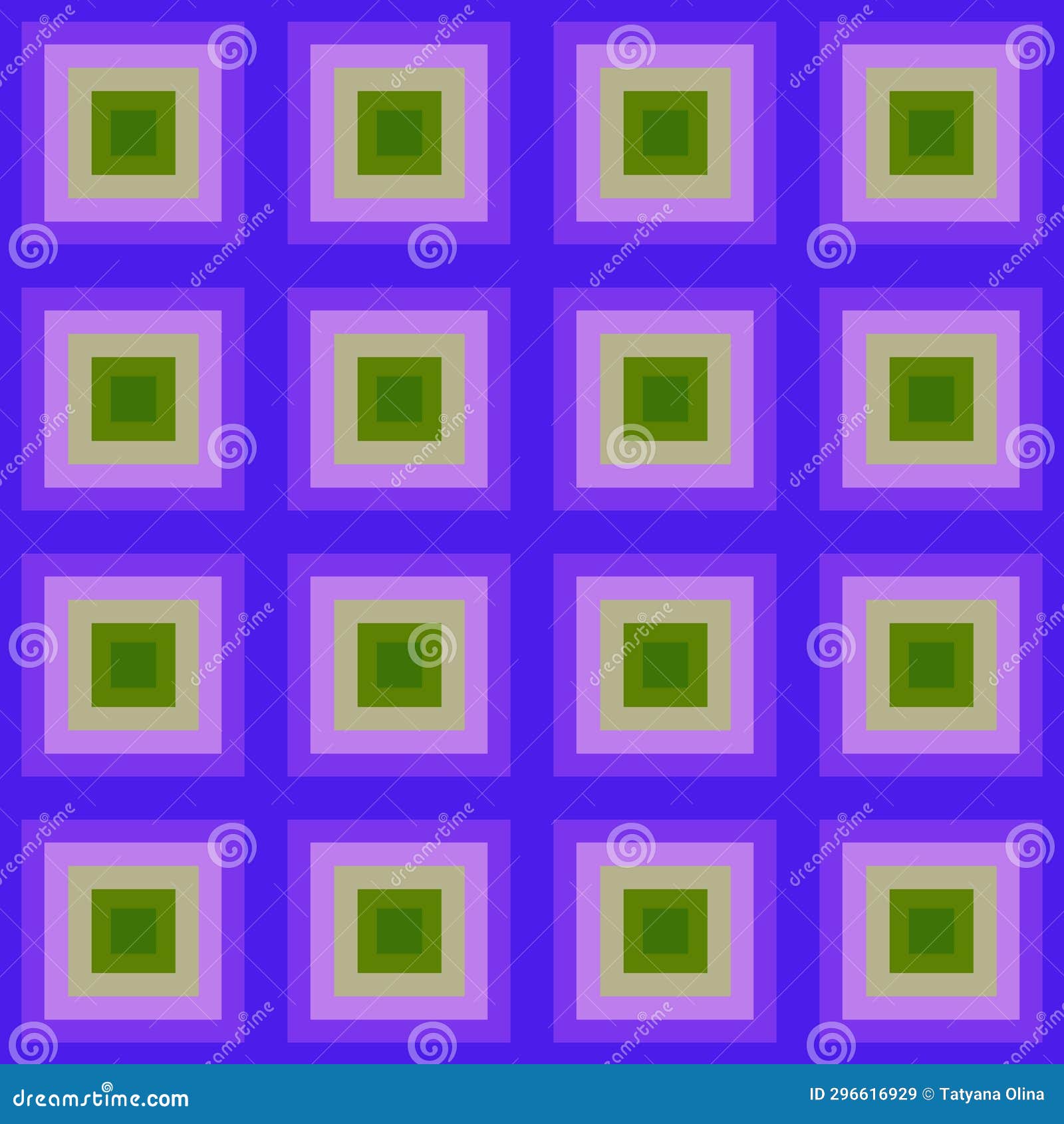 Vintage Aestethic Pattern with Squares in the Style of the 70s and 60 ...