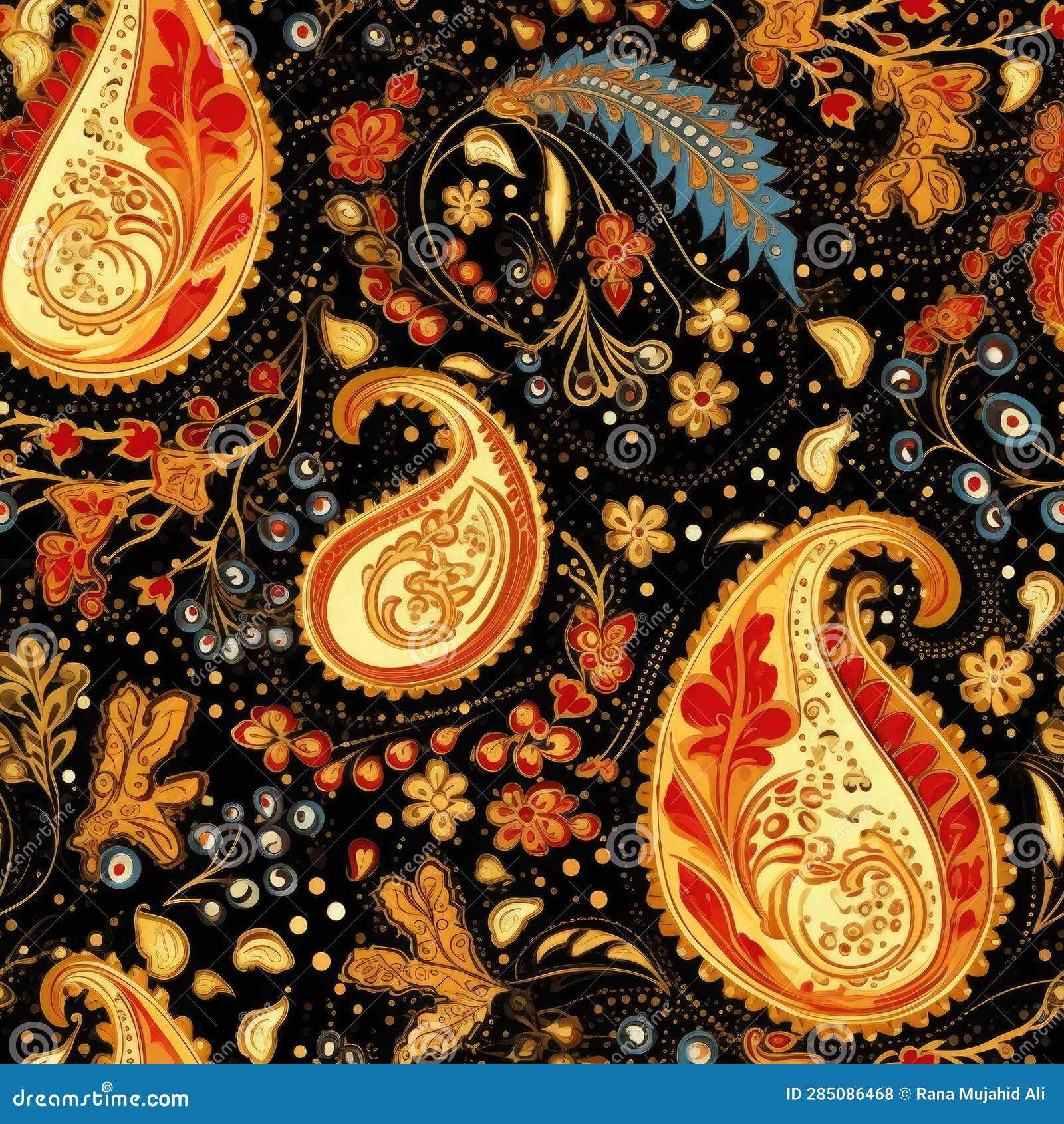 Vintage Aesthetic Flower Pattern AI Generated Stock Photo - Image of ...