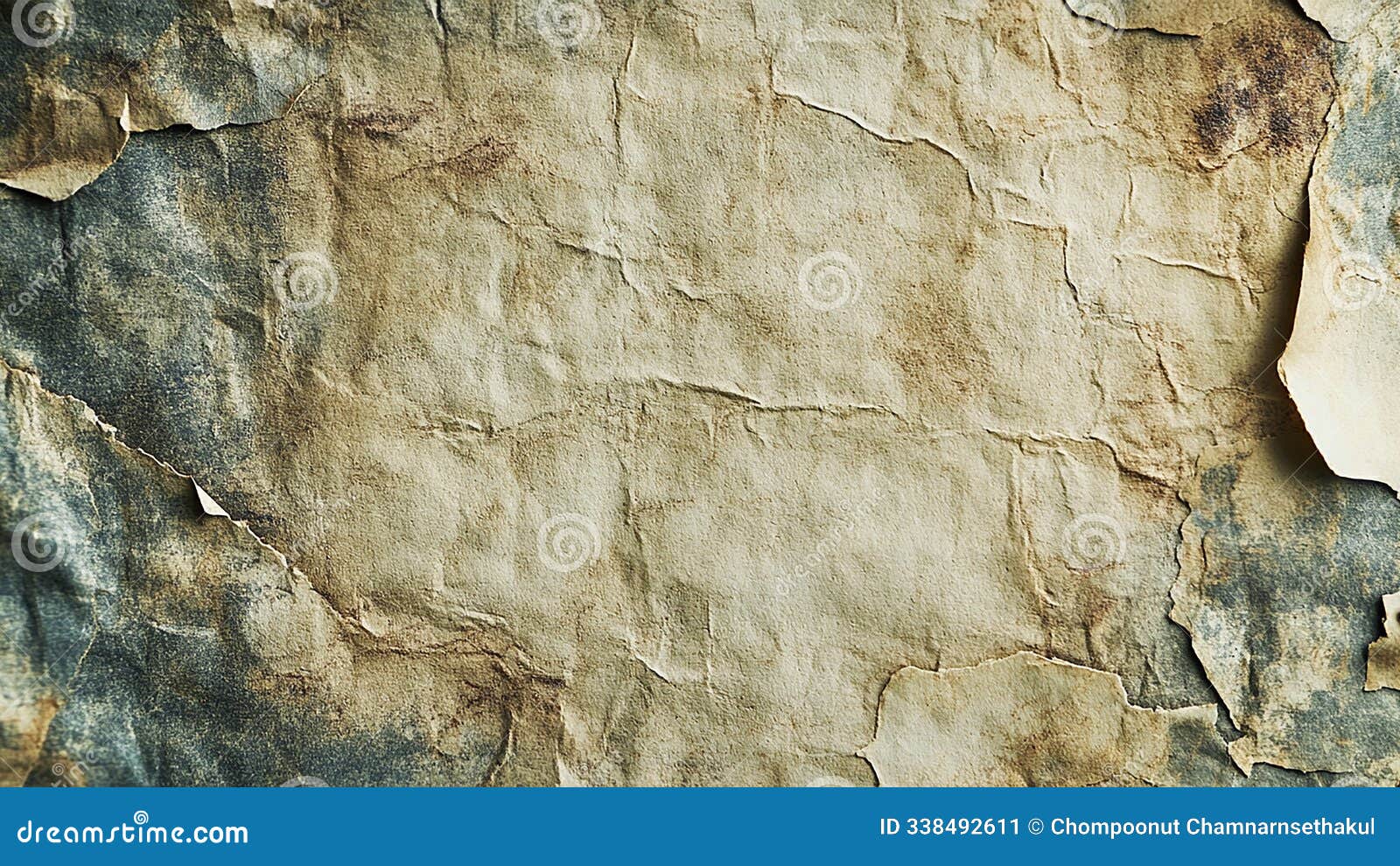 Vintage Aged Card Paper Aged Card Paper with a Worn and Classic ...