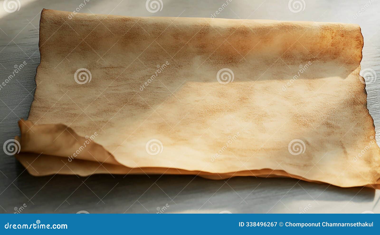 Vintage Aged Parchment Old Parchment Paper with an Aged, Yellowed ...