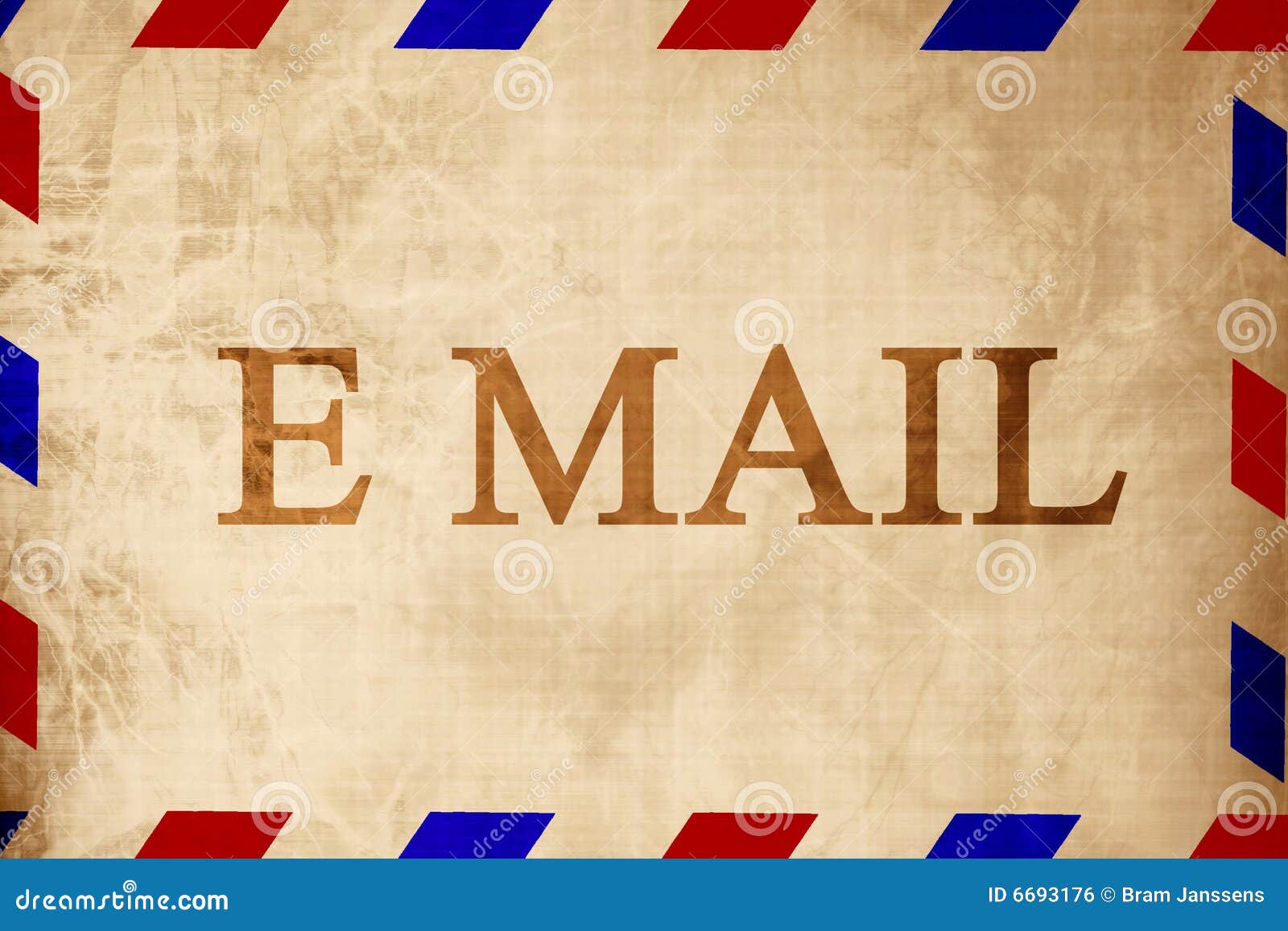 Vintage air mail envelope stock illustration. Illustration of computer ...