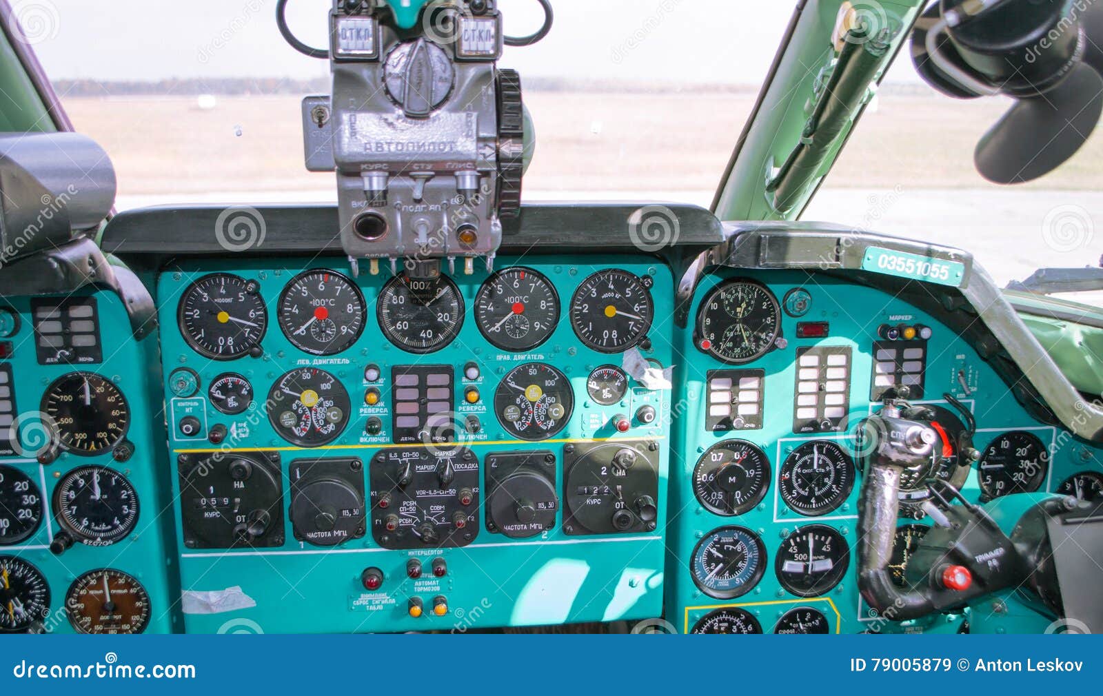 Cockpit Detail. Cockpit Of A Small Aircraft Stock Photography ...