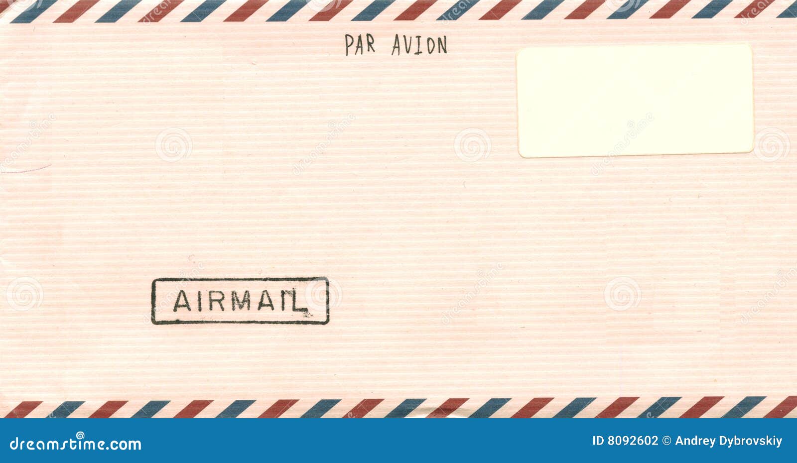 Vintage airmail envelope stock photo. Image of abstract - 8092602