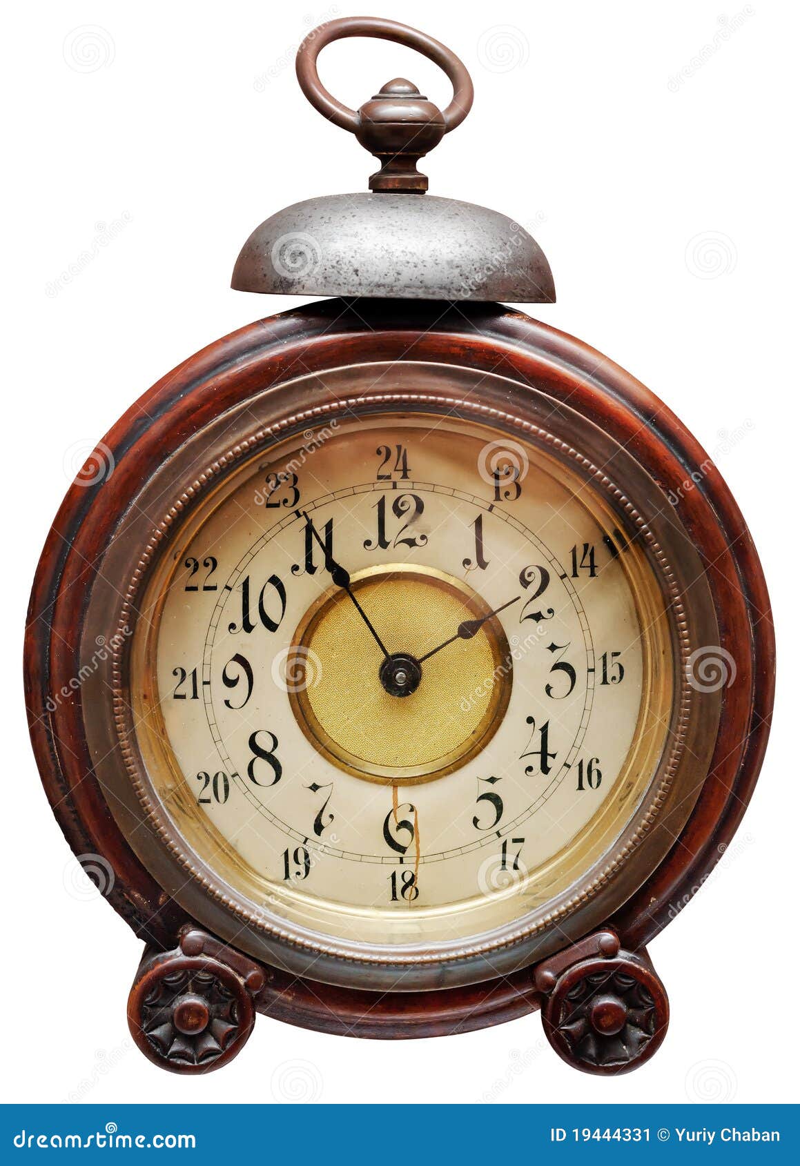 Old Vintage Alarm Retro Clock Analogic Time Royalty-Free Stock ...