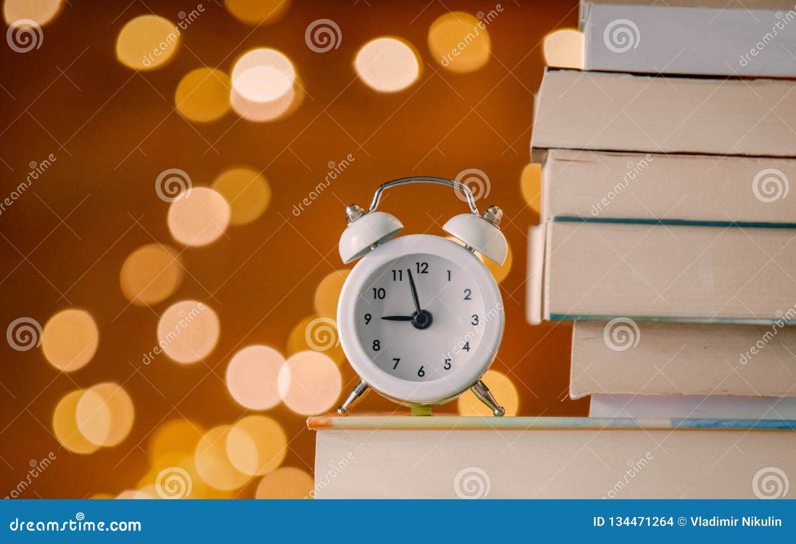 Vintage Alarm Clock and Pile of Books Stock Photo - Image of classical ... Vintage Alarm Clock and Pile of Books Stock Photo - Image of classical ...