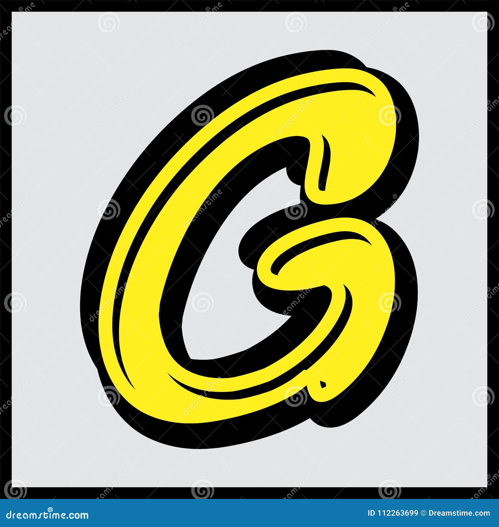 Alphabet Design Handcrafted Vector Collection Stock Vector ...