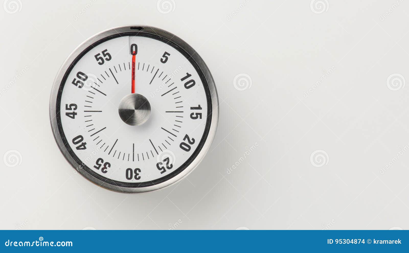 Vintage Analog Kitchen Countdown Timer, 0 Minutes Remaining Stock Photo ...