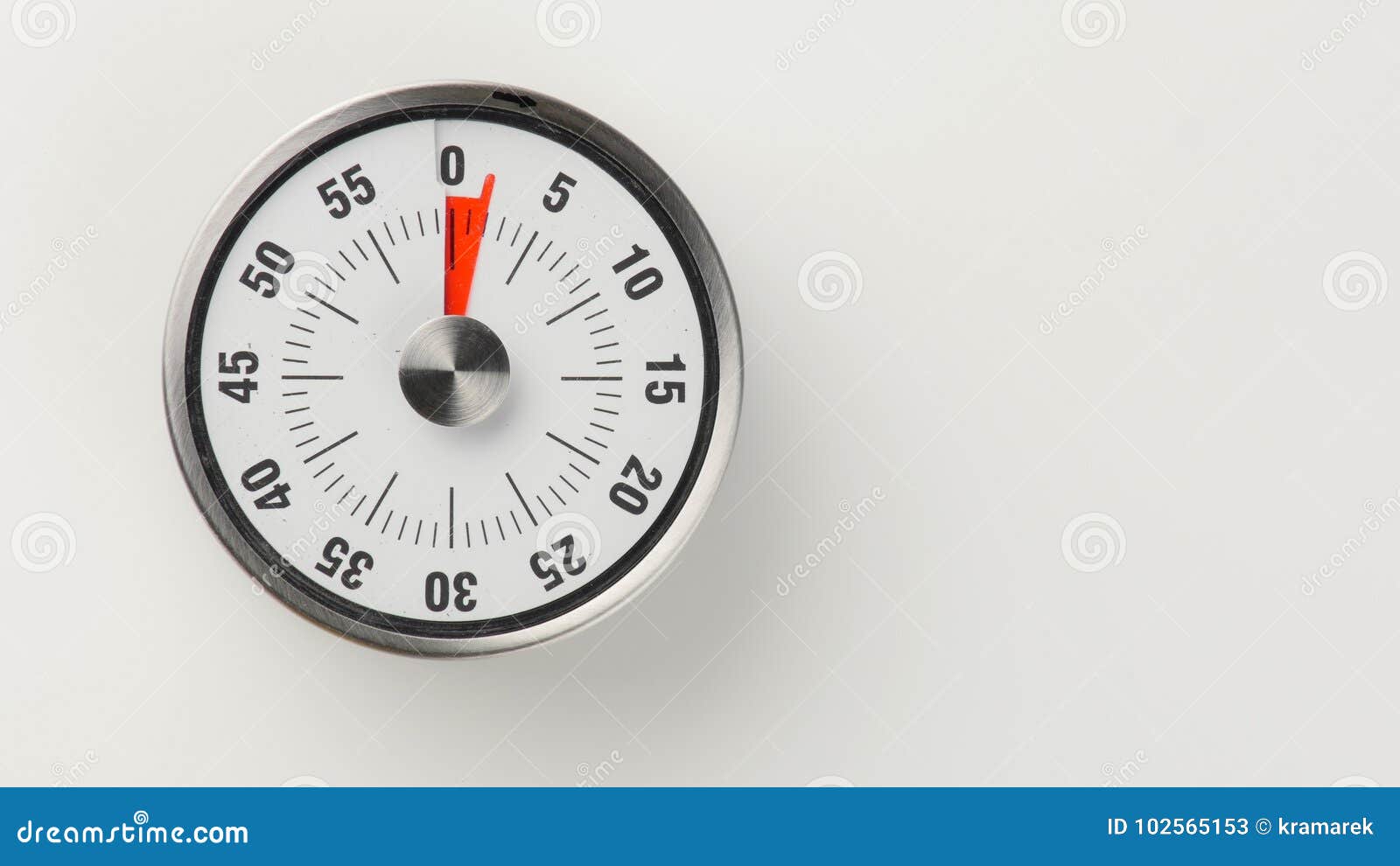 Vintage Analog Kitchen Countdown Timer, 2 Minutes Remaining Stock Image ...