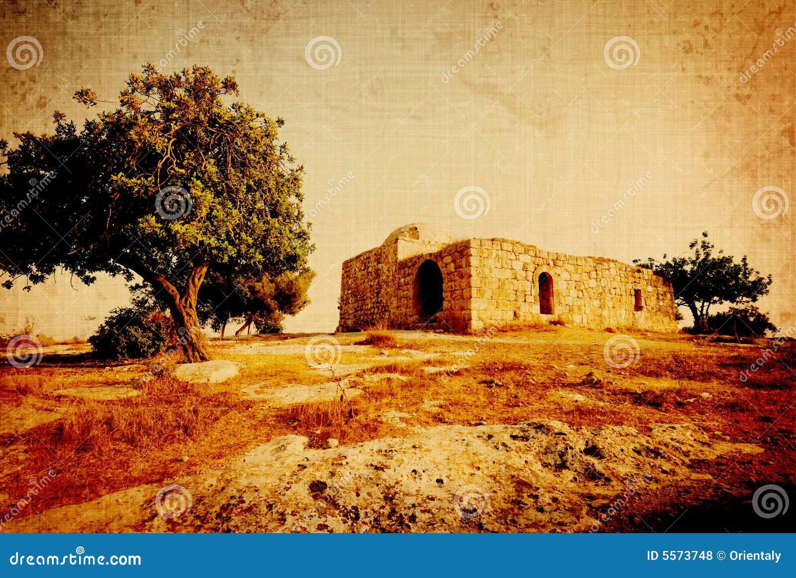 Vintage - Ancient Arab Building Stock Photo - Image of retro, texture ...