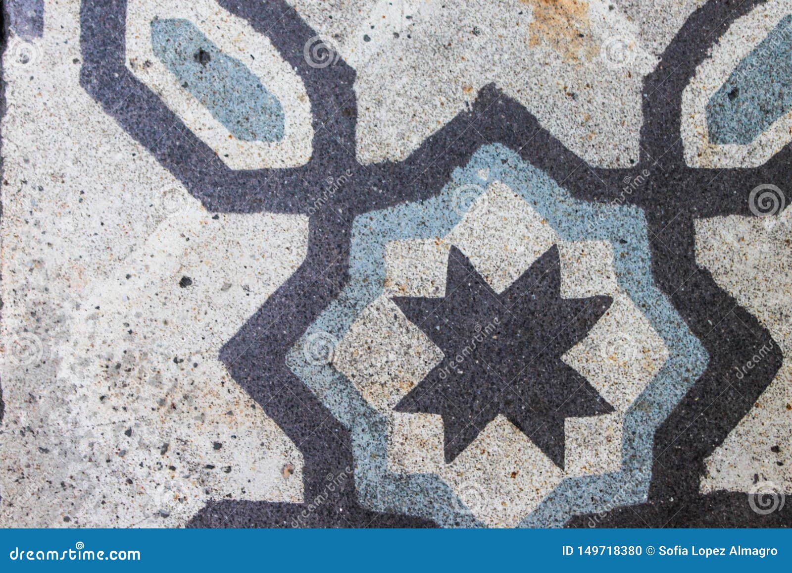Vintage Ancient Tile Floor Design Retro Stock Photo - Image of floor ...