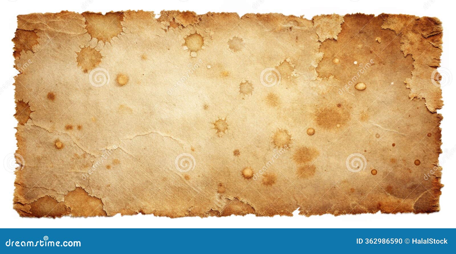 Vintage Ancient Torn Paper Texture Background Stock Illustration ...