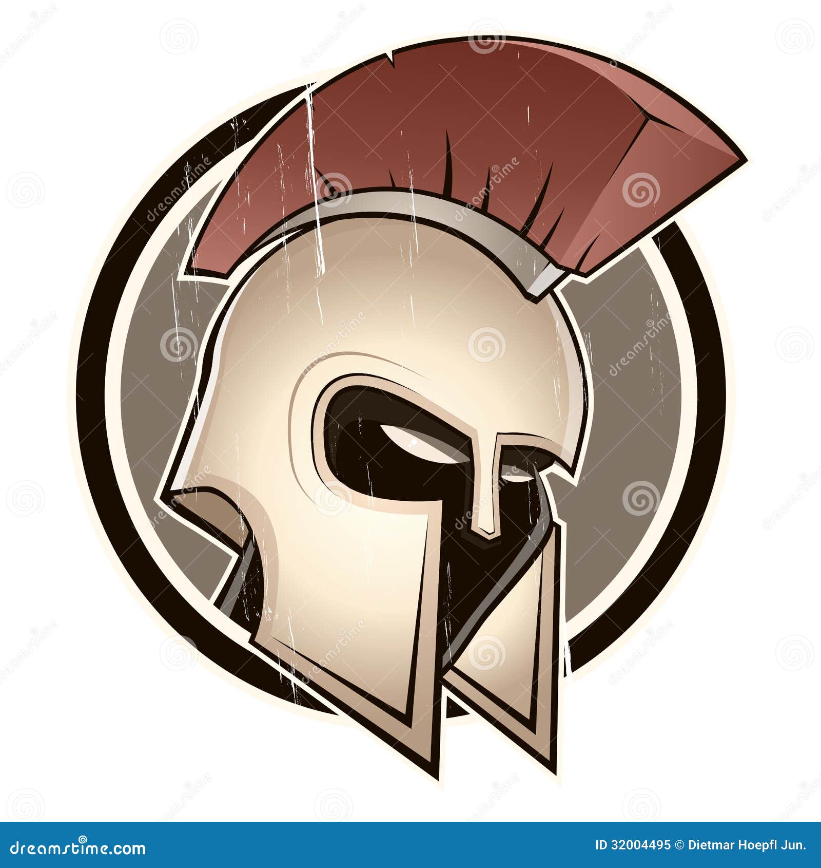 Vintage Ancient Warrior Sign Stock Vector - Illustration of ancient ...