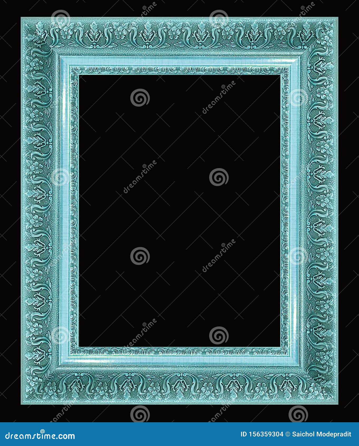 Vintage and Antique Picture Frame Isolated Stock Photo - Image of ...