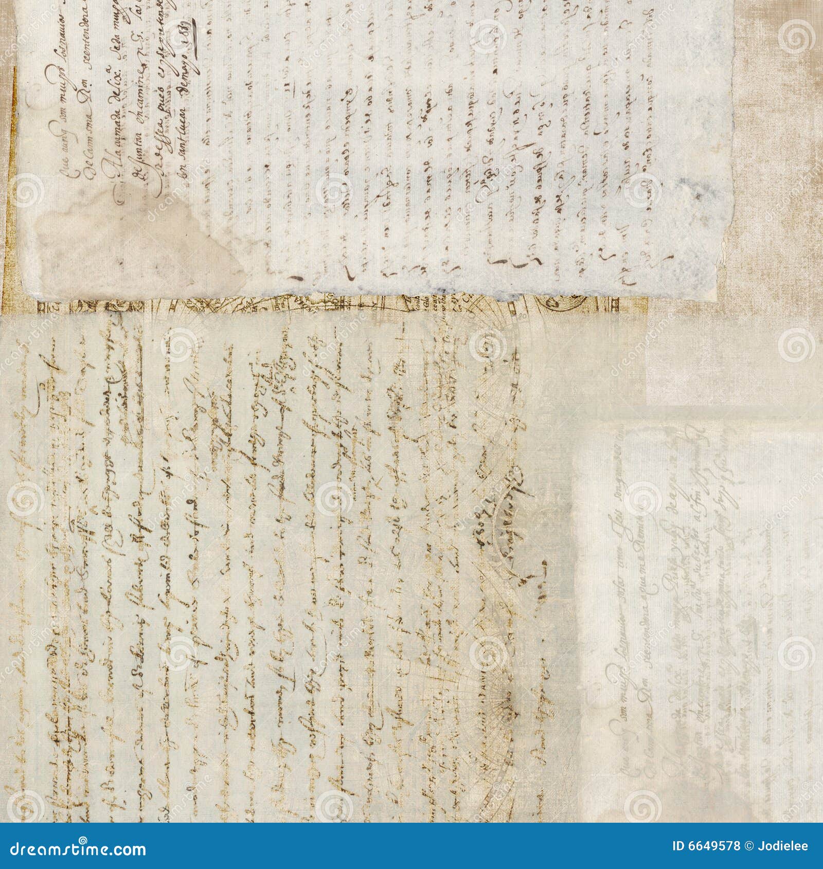 Vintage Antique Text Paper Background Stock Photo - Image of antique ...