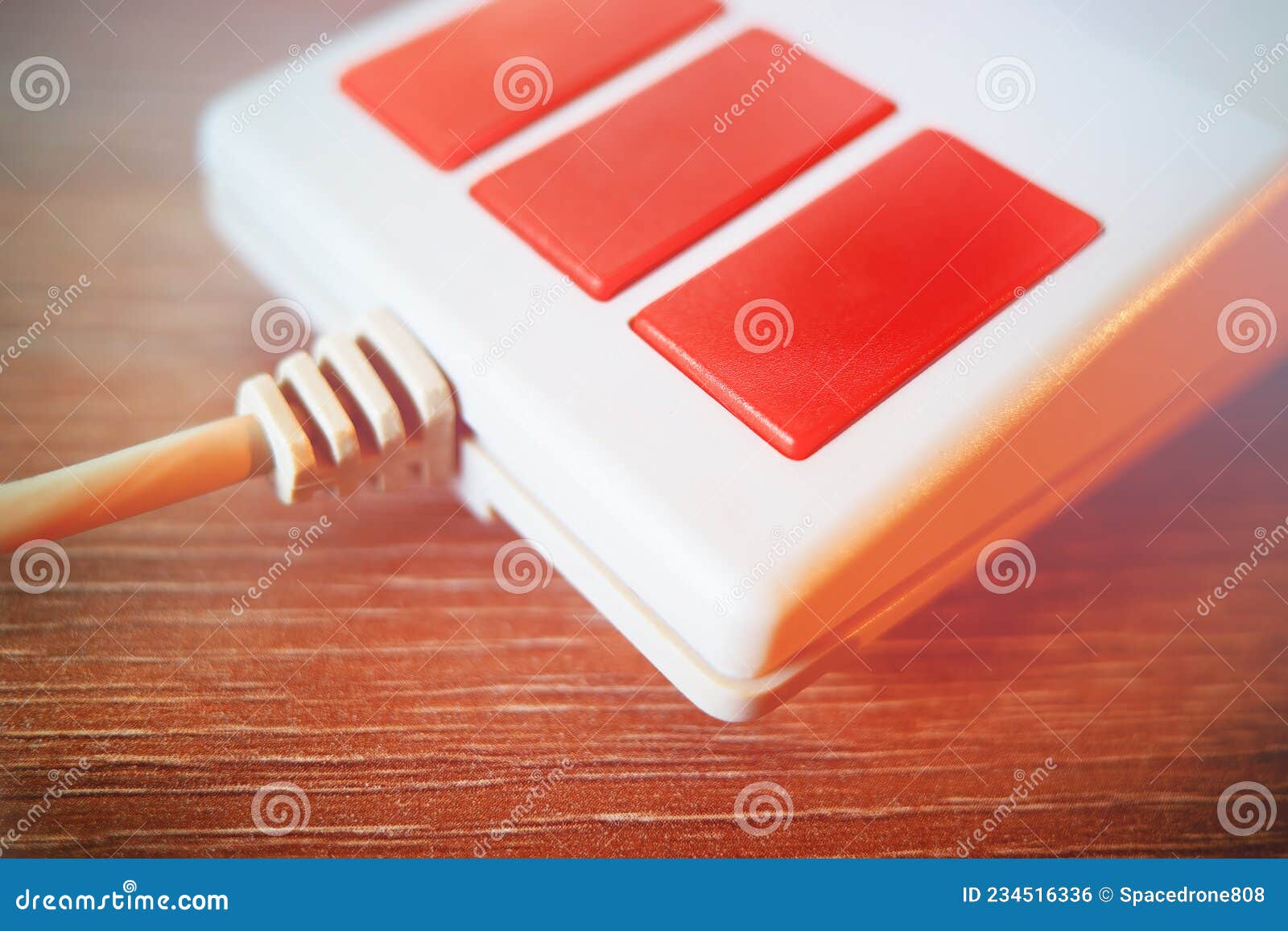 Vintage Arcade Mouse with Three Buttons Background Stock Photo - Image ...