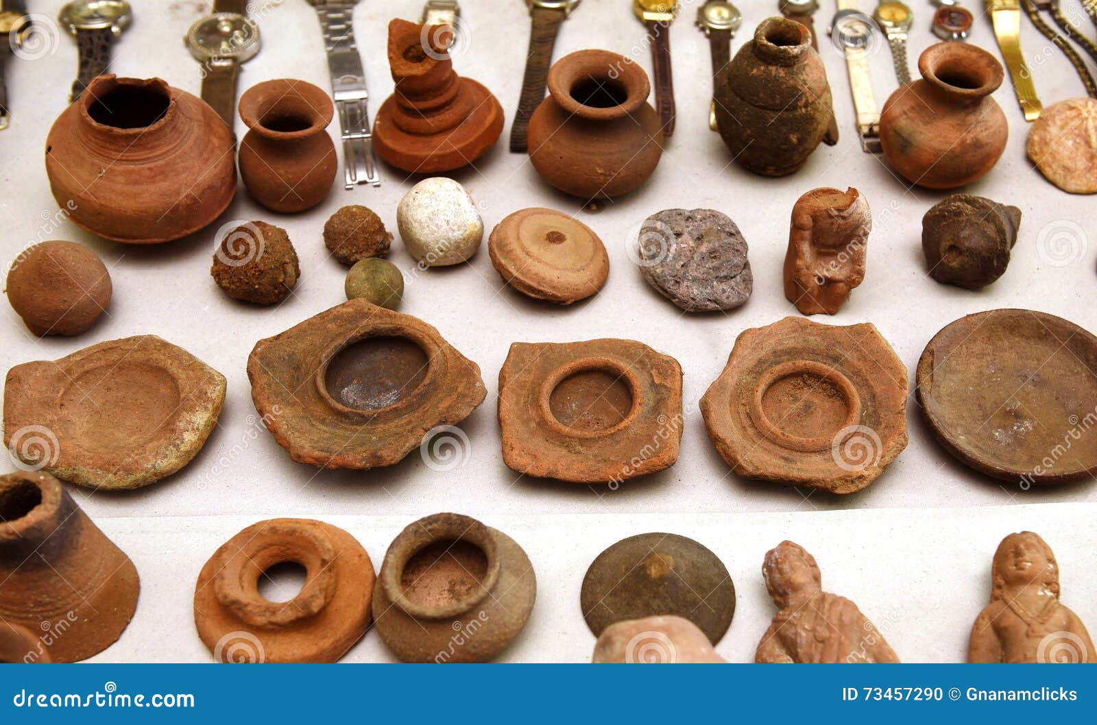 VINTAGE ARCHAEOLOGICAL THINGS Stock Photo - Image of element ...