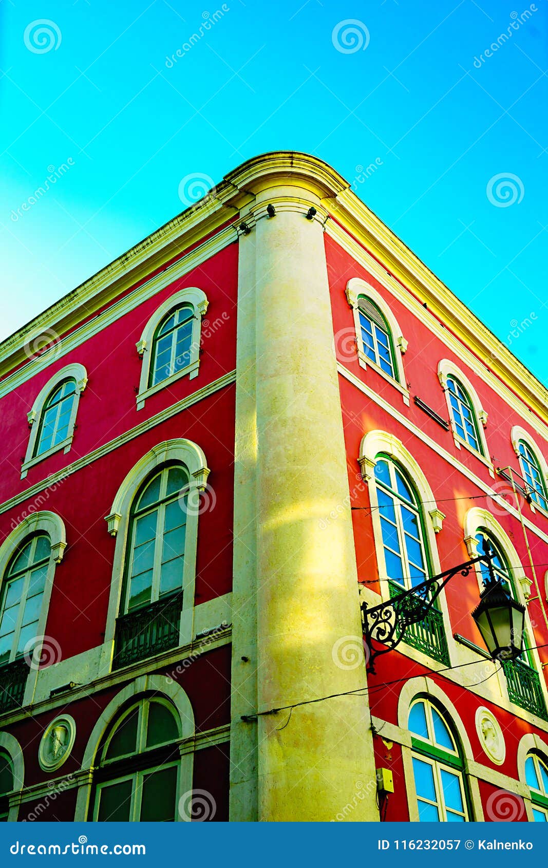 Vintage Architecture Classical Facade. Stock Image - Image of facade ...