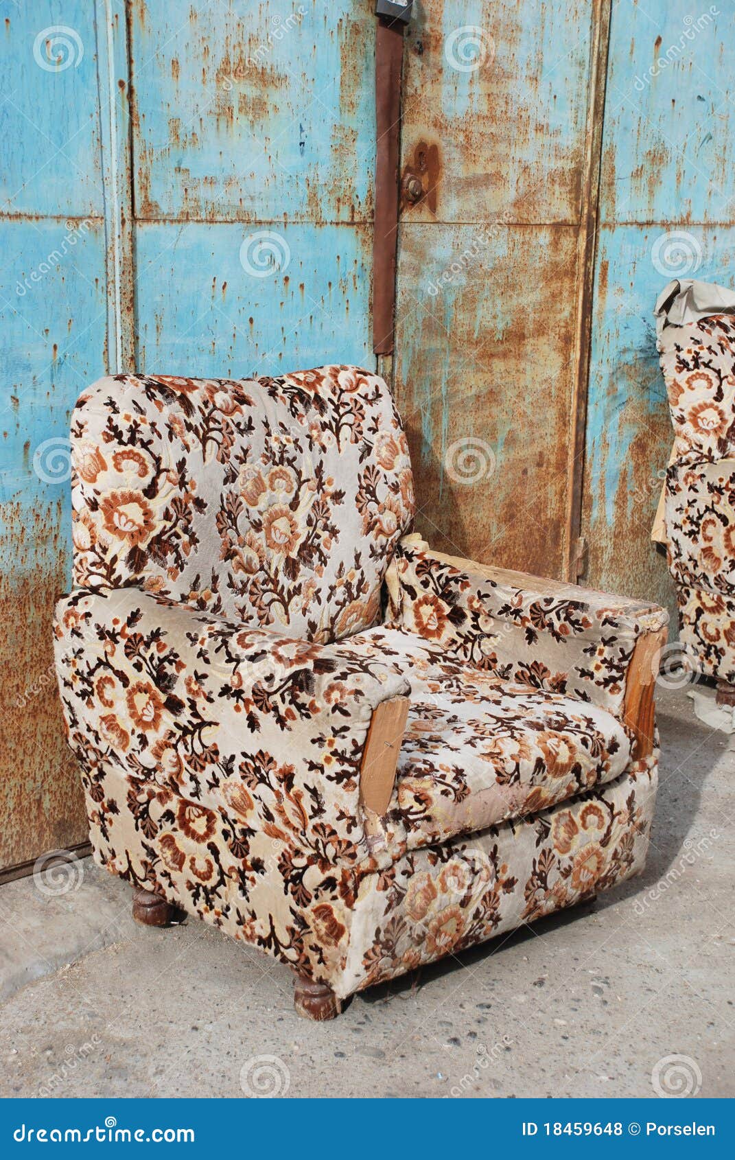 Vintage armchair stock photo. Image of chair, decoration - 18459648