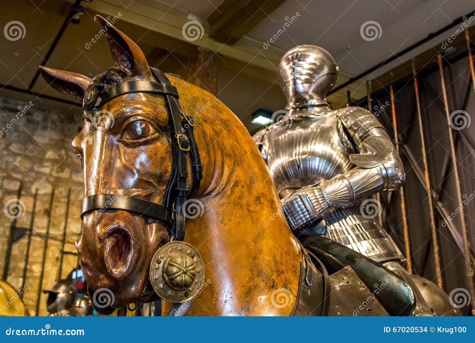 Vintage Armor On Display In Tower Of London Editorial Photo ...