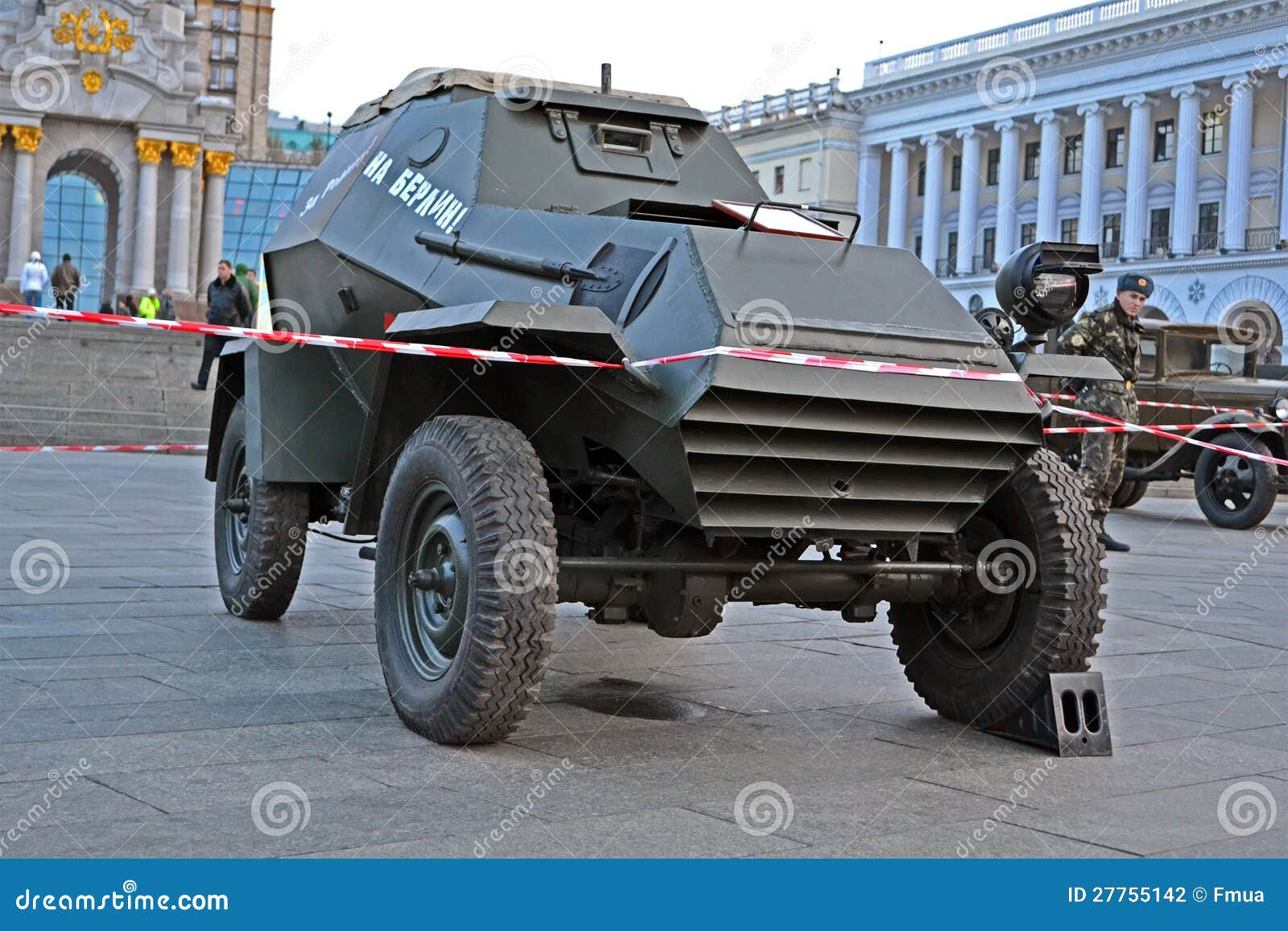 Vintage Armoured Soviet Car, Editorial Photography - Image of colour ...