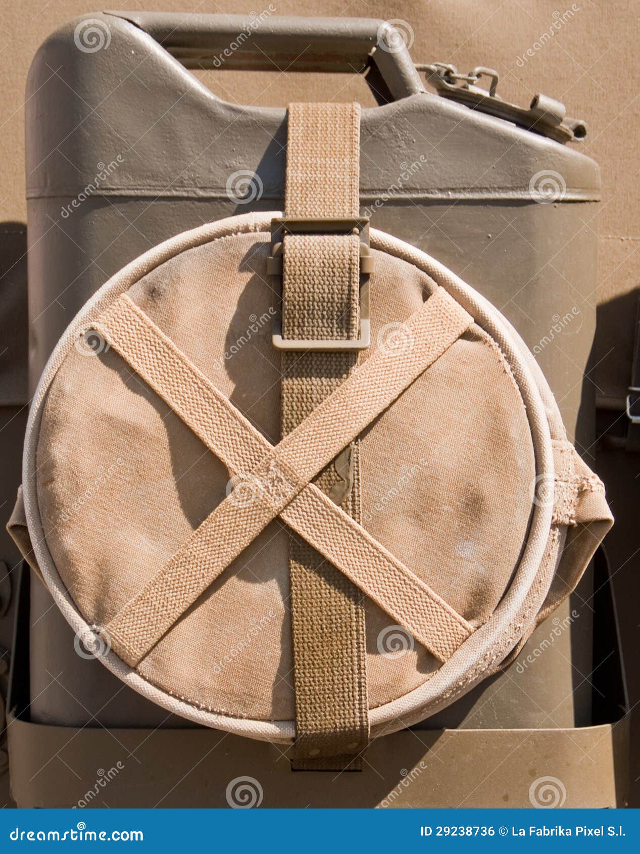 Vintage Army Water Canteen Royalty-Free Stock Photography ...