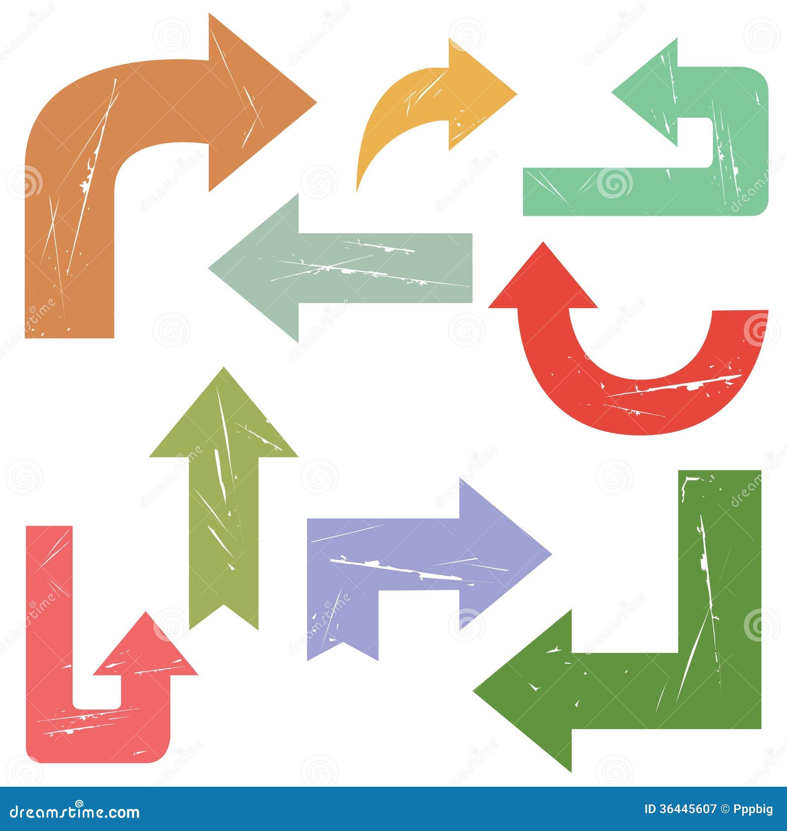 Vintage arrows stock vector. Illustration of grunge, elements - 36445607