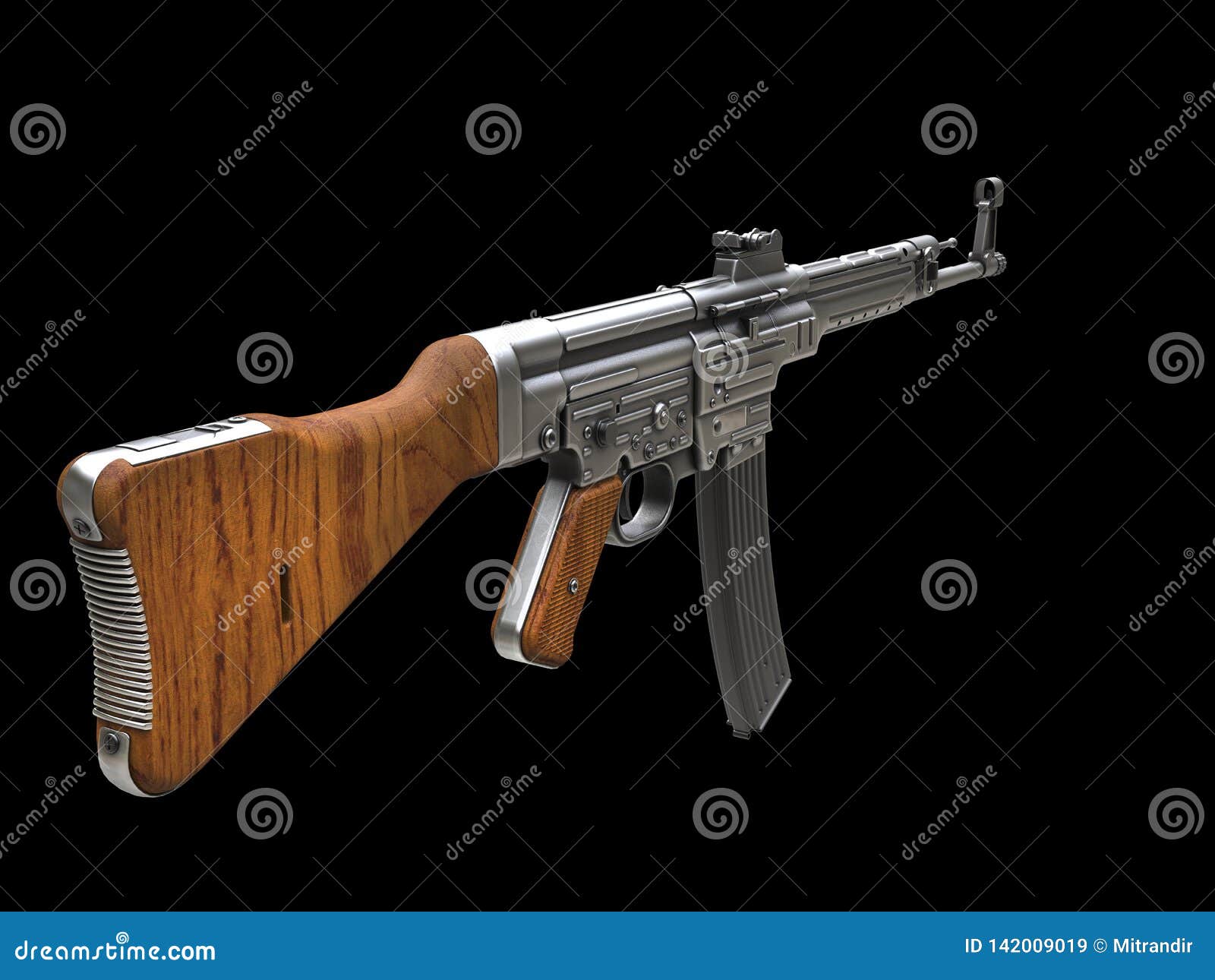 Vintage Rifle Vector Isolated On White Background | CartoonDealer.com ...