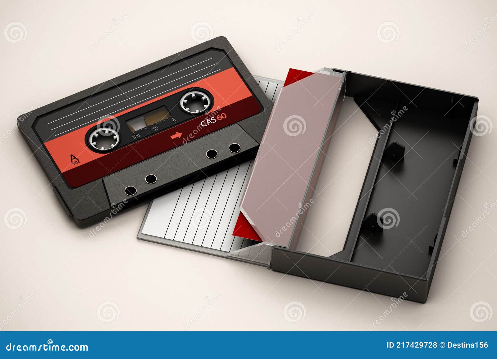 VHS Cassette Case Vector Illustration | CartoonDealer.com #221789356