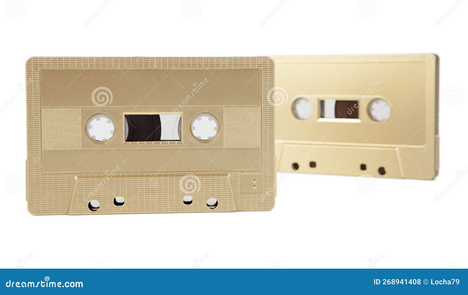Vintage Audio Cassette and Vinyl Record. Analog Data Stock Photo ...