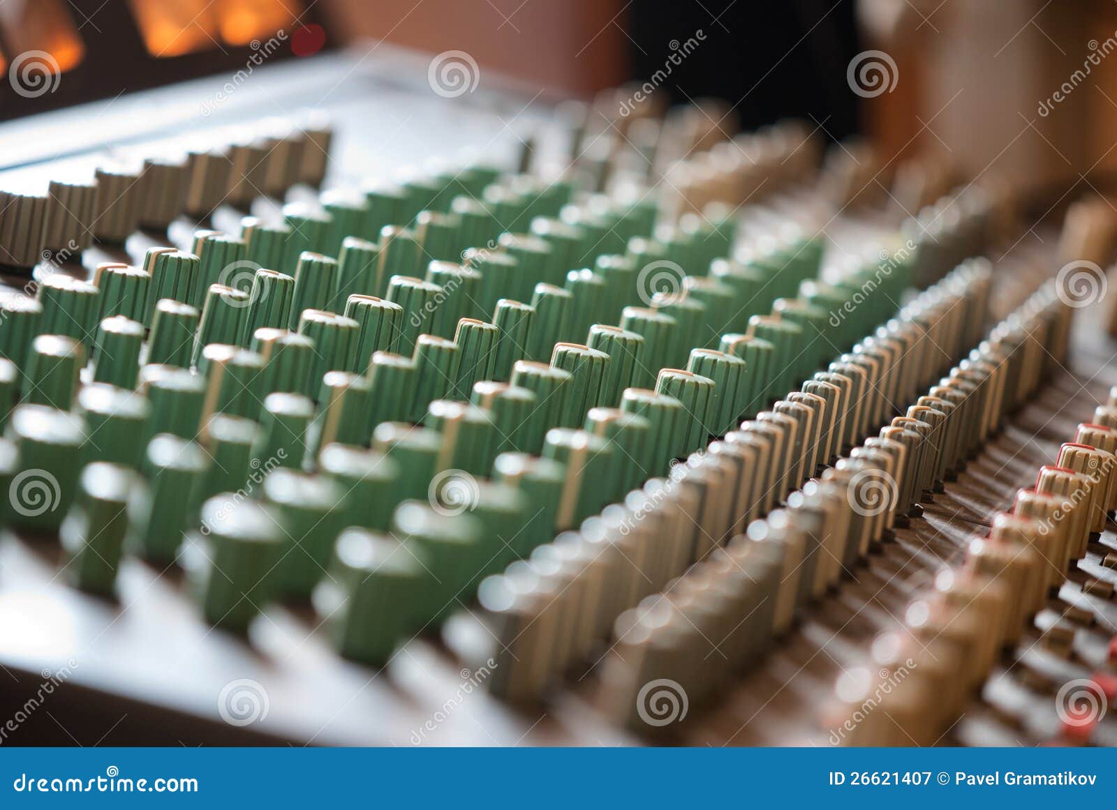 Vintage audio mixer stock image. Image of musical, sound - 26621407