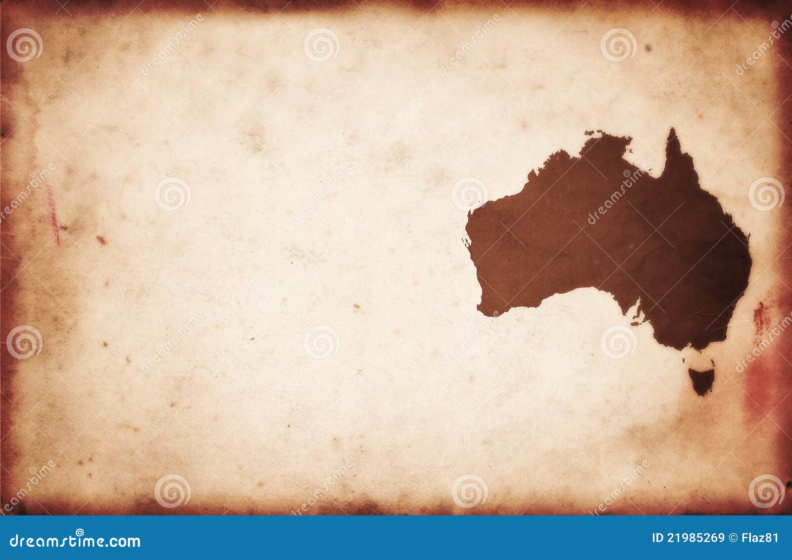 Vintage Australia map stock image. Image of grunge, country - 21985269