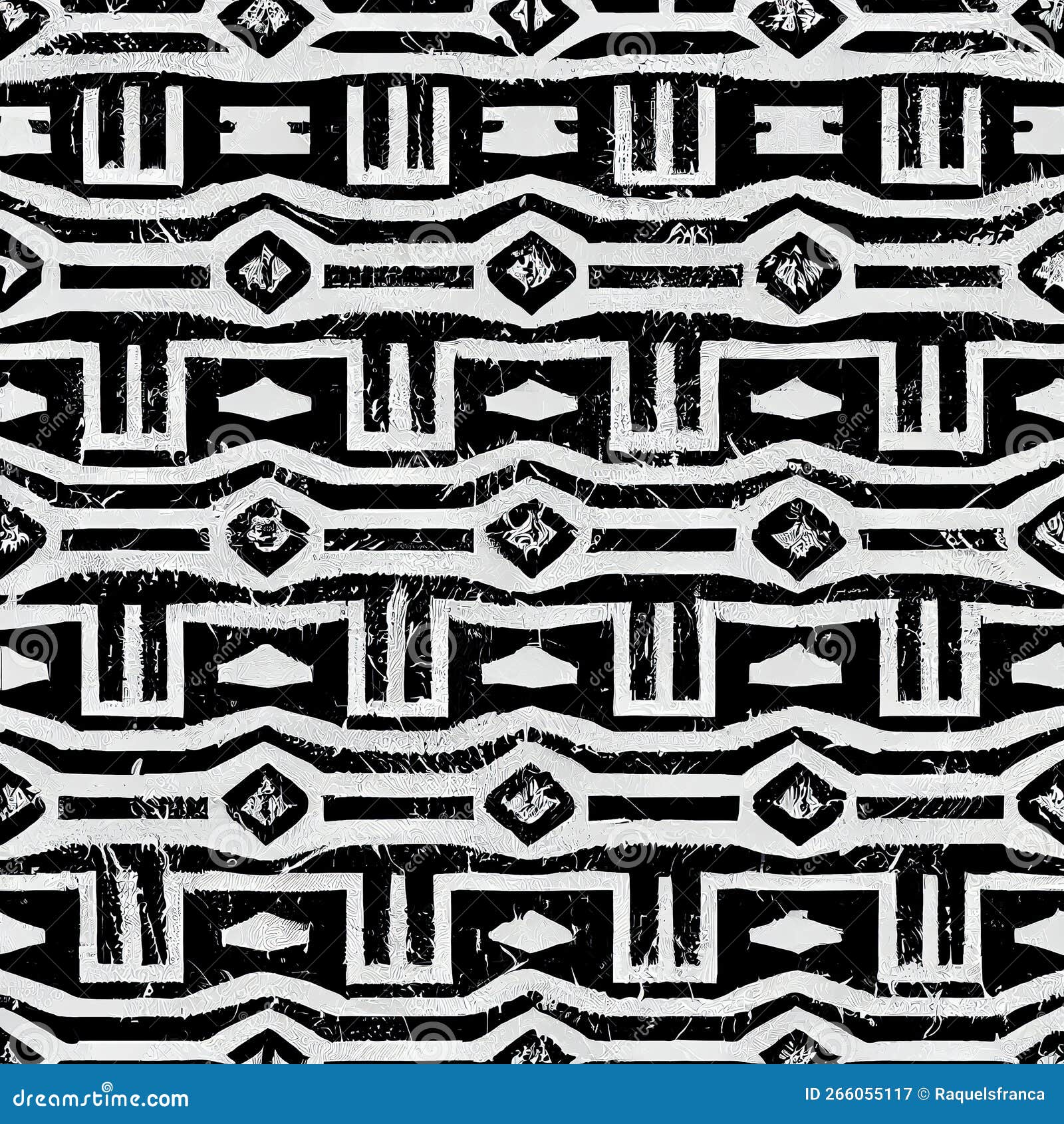 Vintage Aztec, Mayan,mexican, Seamless Pattern Stock Illustration ...