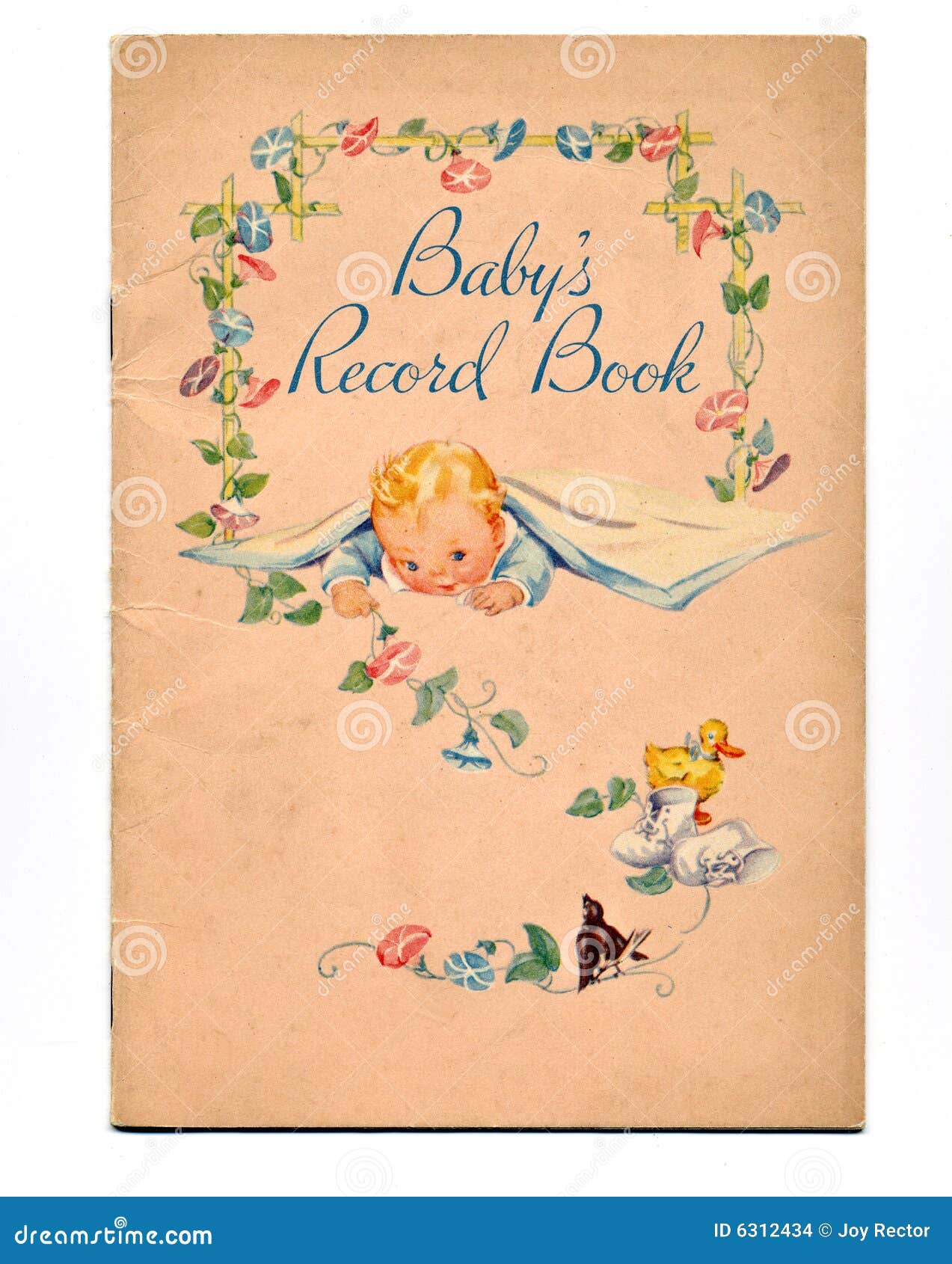 Vintage Baby Book stock photo. Image of book, home, childhood - 6312434