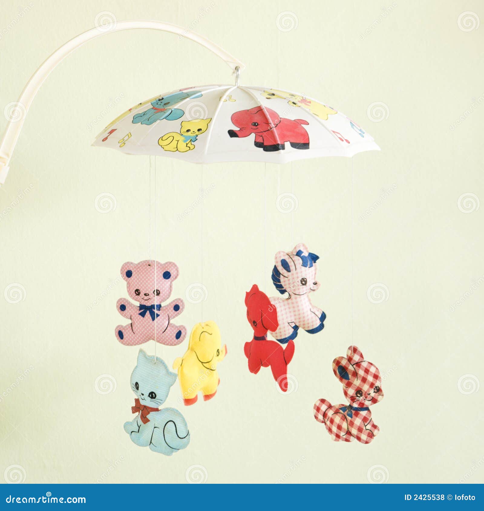 Vintage baby mobile. stock photo. Image of vintage, moving - 2425538