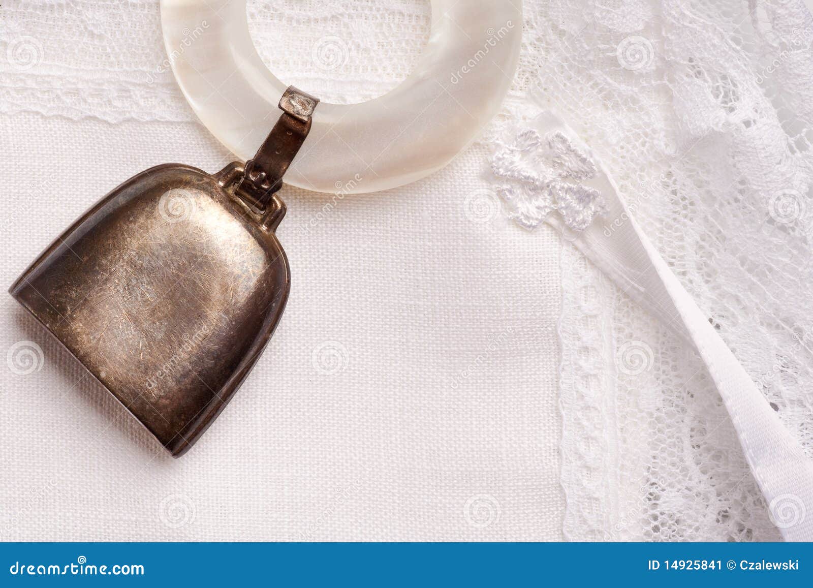 Vintage baby rattle stock image. Image of macro, texture - 14925841