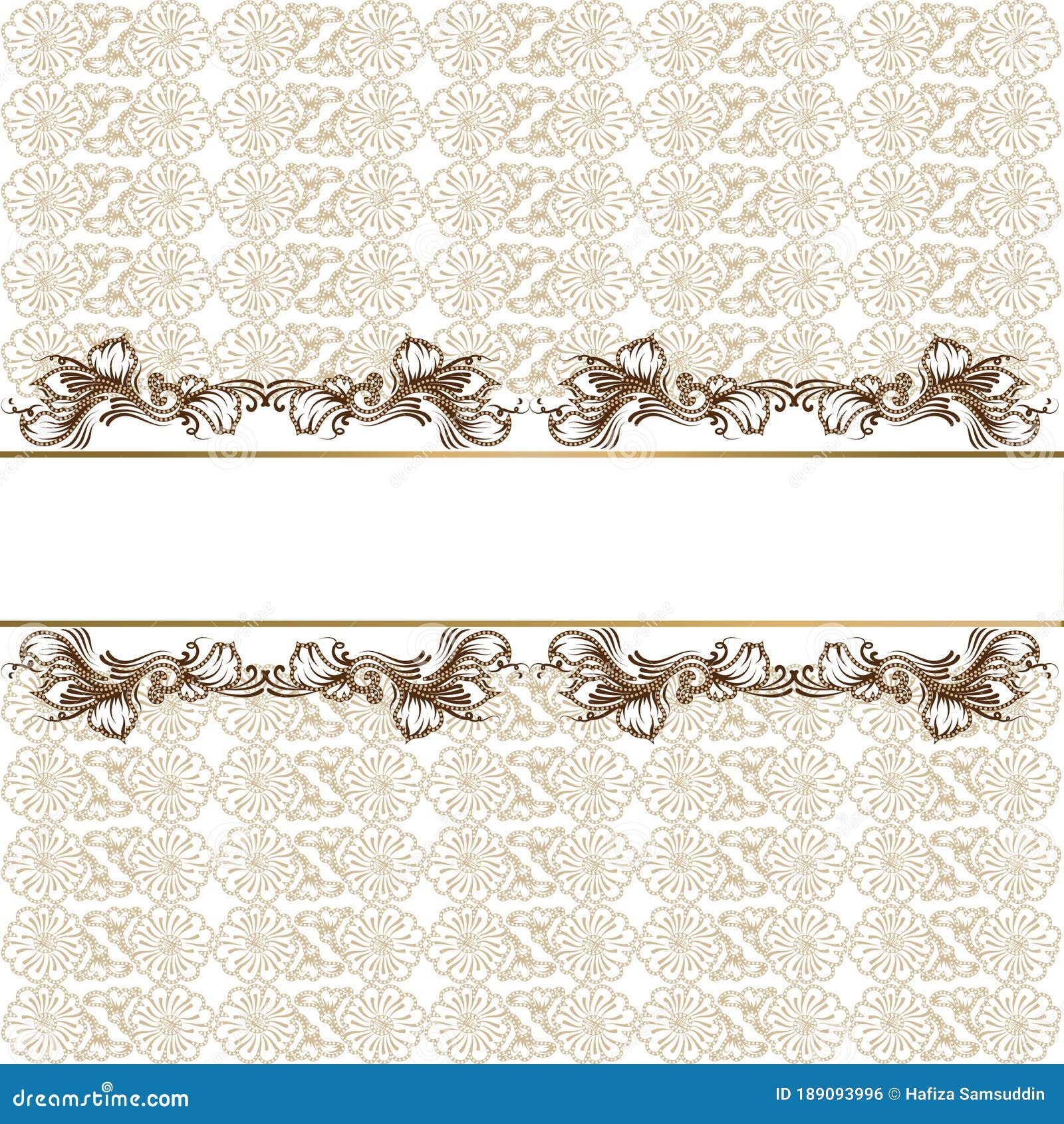 Vintage Background with Banner. Vector Illustration Decorative Design ...