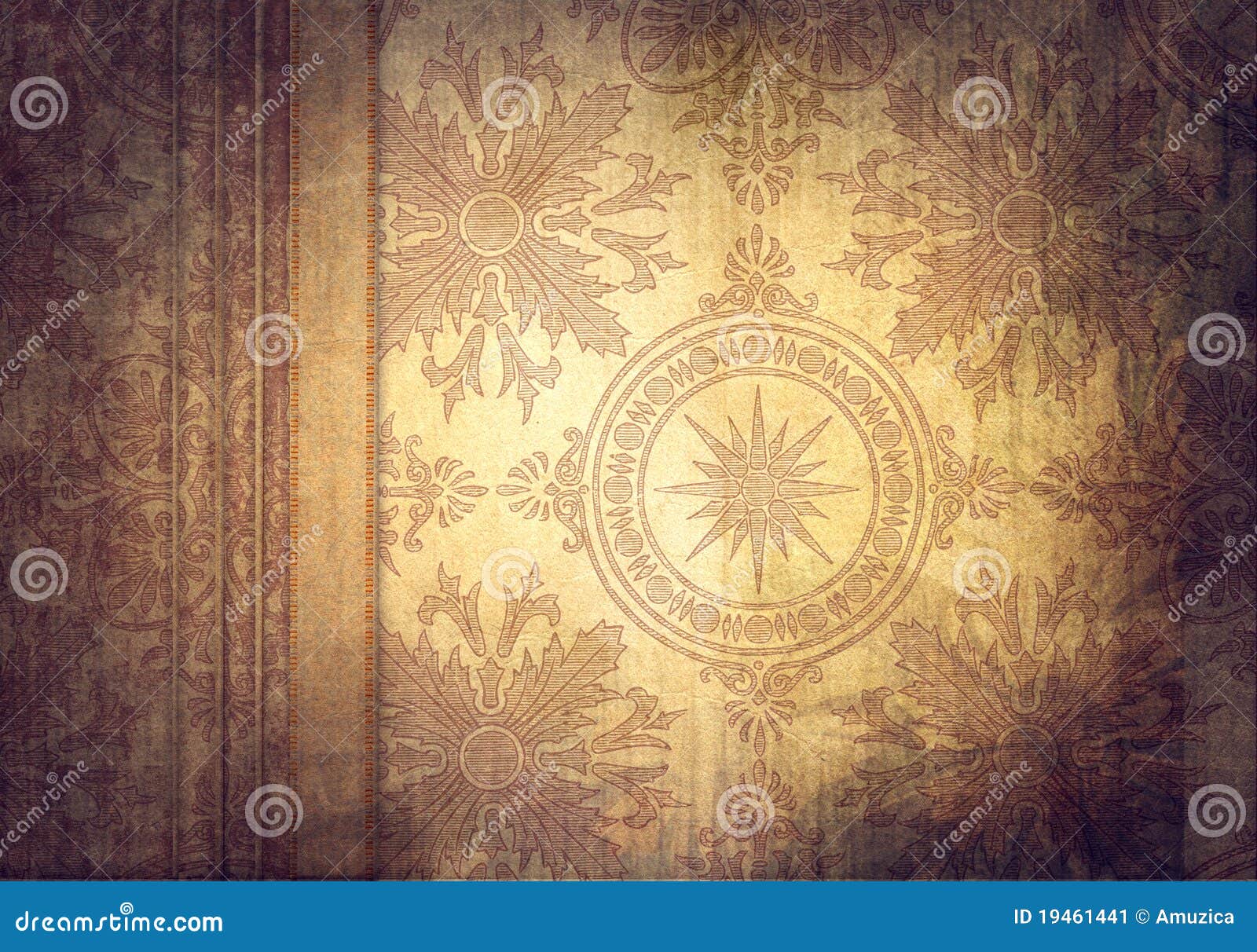 Vintage Background with Classy Patterns Stock Illustration ...