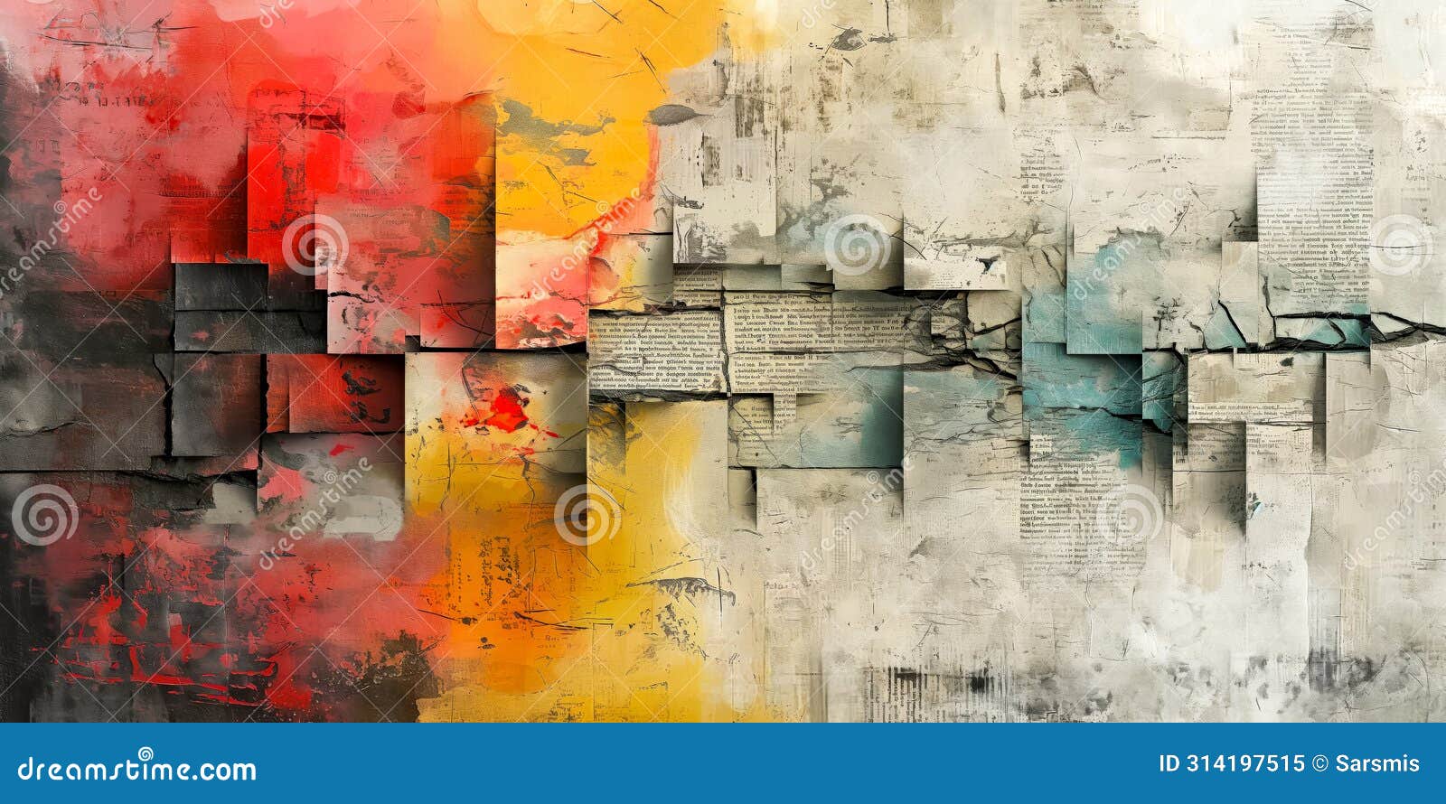 Vintage Background with Different Colors and Textures. Creative Vintage ...