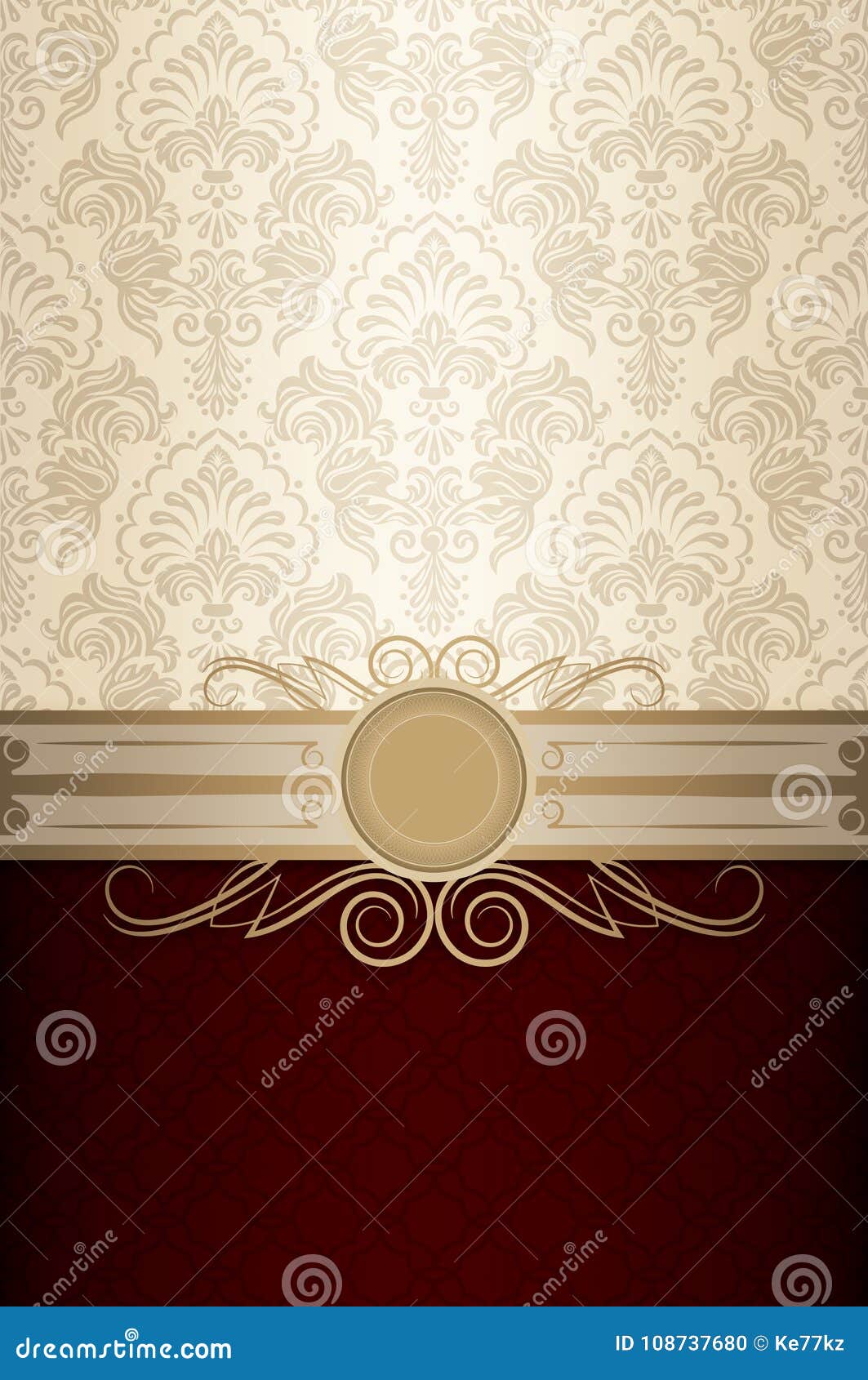 Decorative Vintage Background. Stock Illustration - Illustration of ...