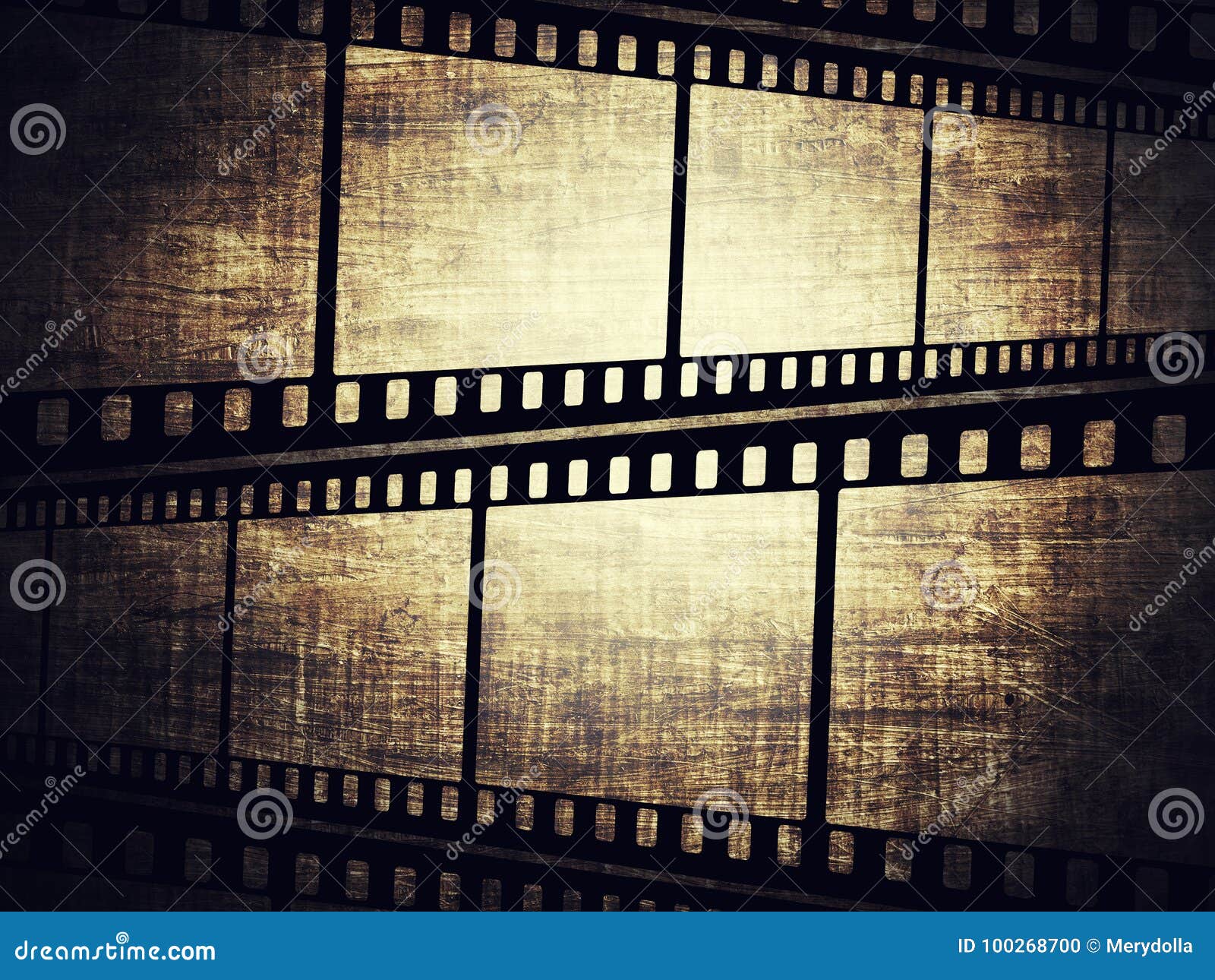 Film frame stock illustration. Illustration of grey - 100268700